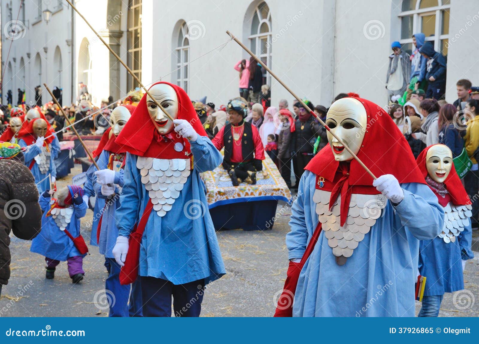 Street Procession at the German Carnival Fastnacht Editorial Image ...