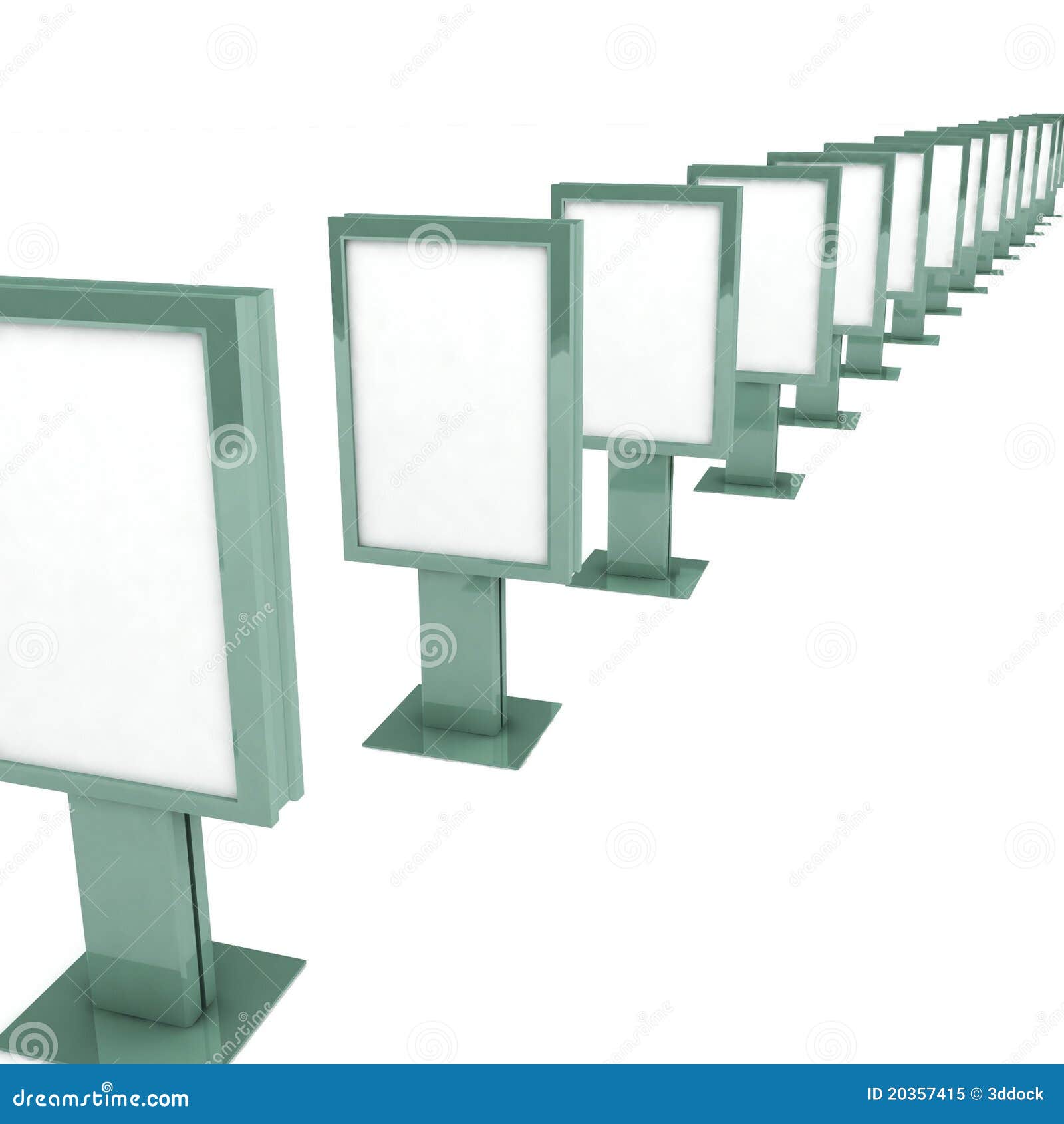 Street Publicity Board Royalty-Free Stock Photo | CartoonDealer.com ...