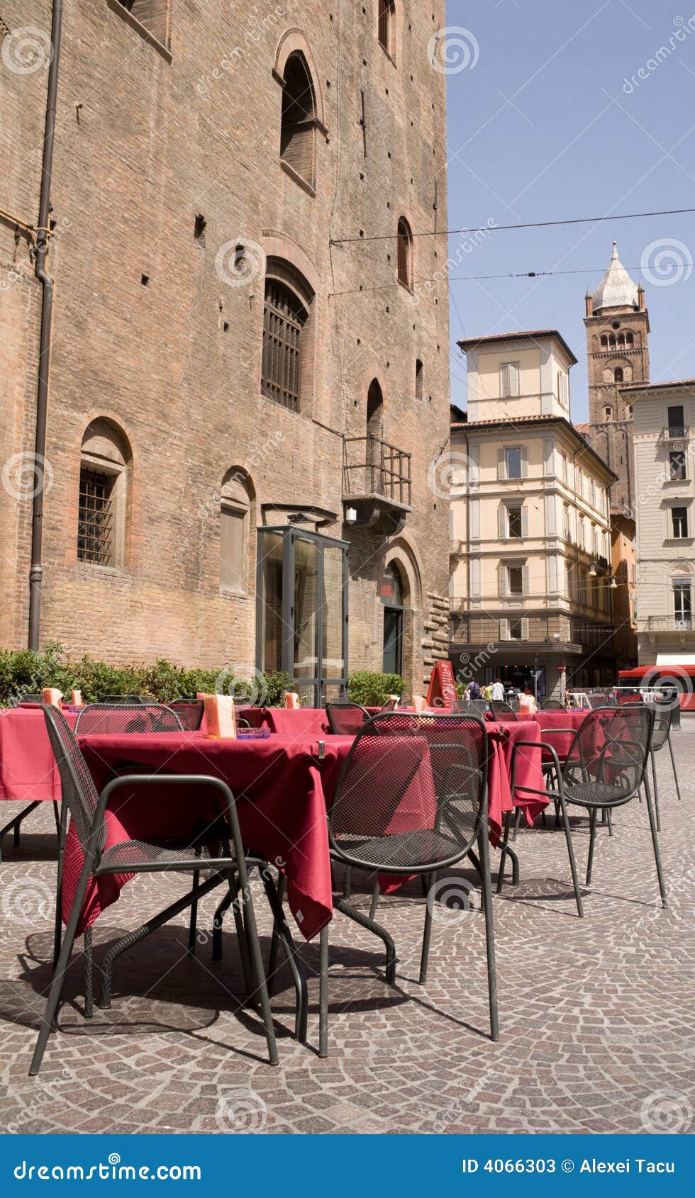 Street Restaurant stock image. Image of street, wooden - 4066303