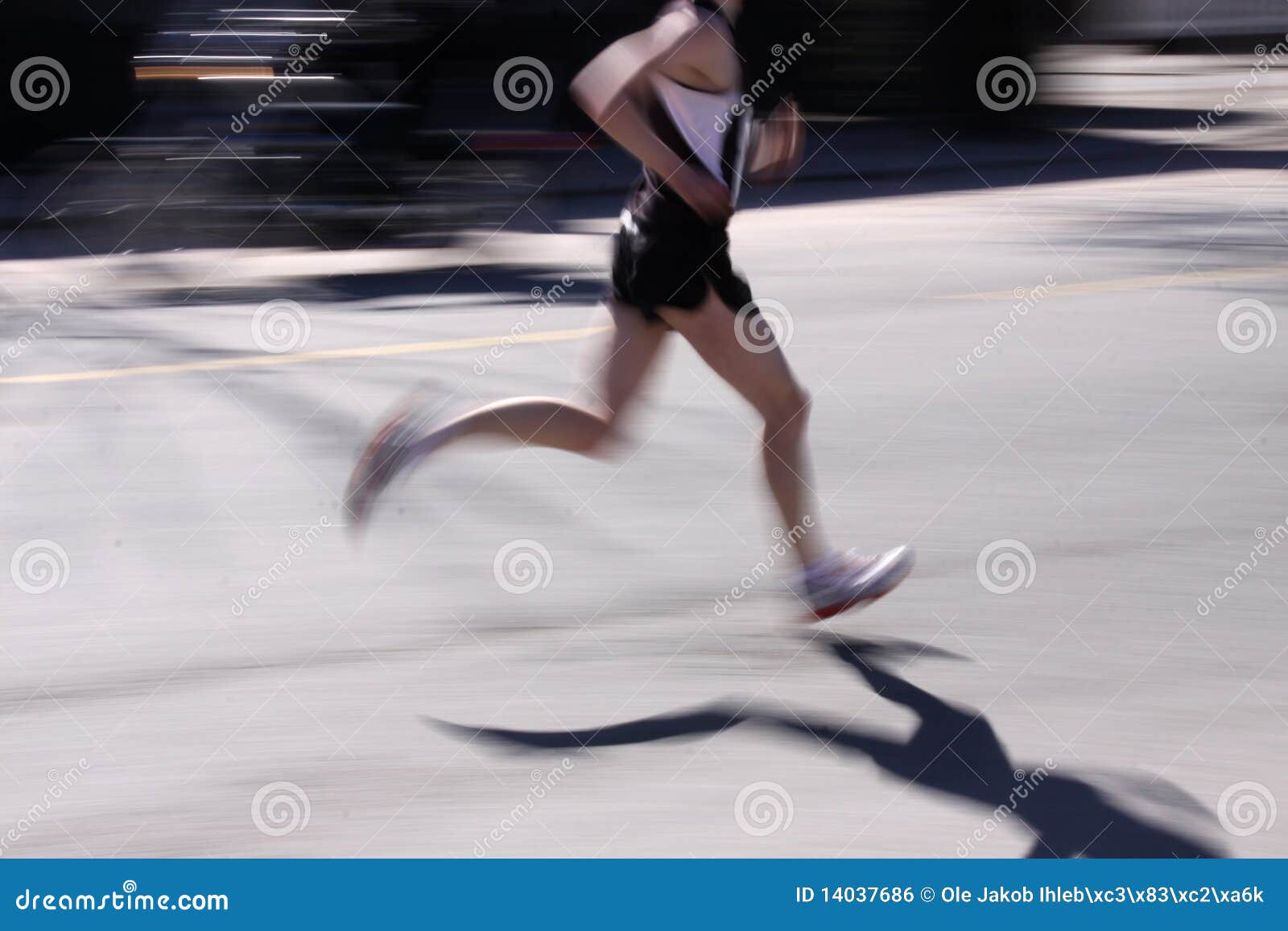 Street running stock photo. Image of winning, town, city - 14037686