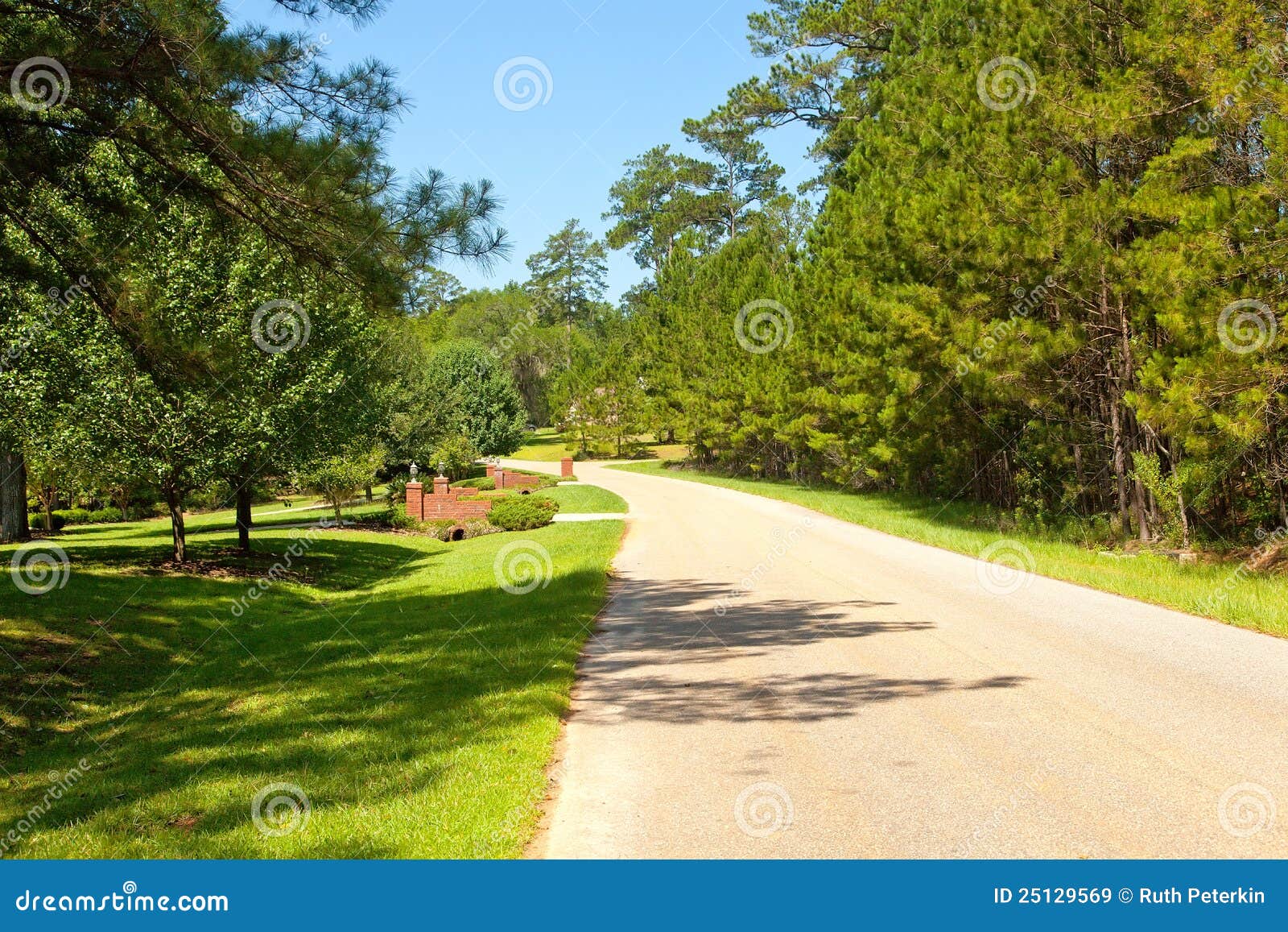 Street in Rural Community stock image. Image of countryside - 25129569