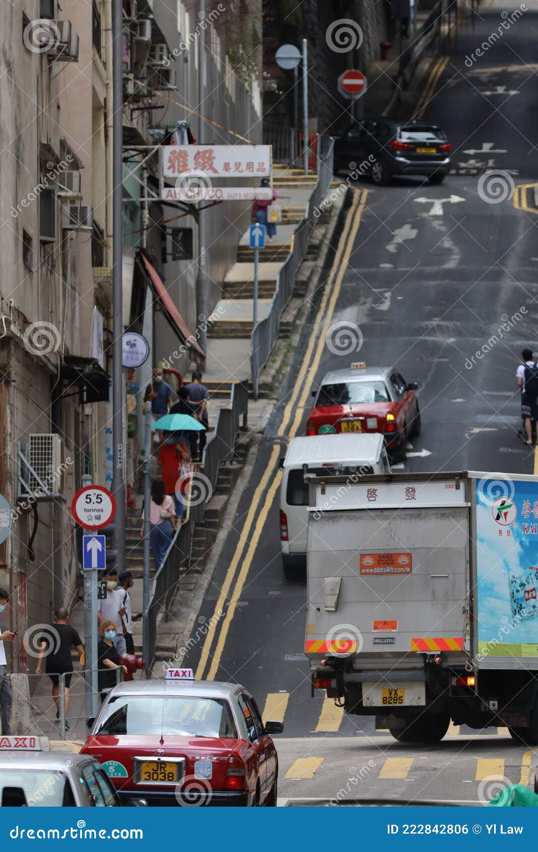 Street Scape of the Incline, Eastern Street, Hk 11 Jue 2021 Editorial ...
