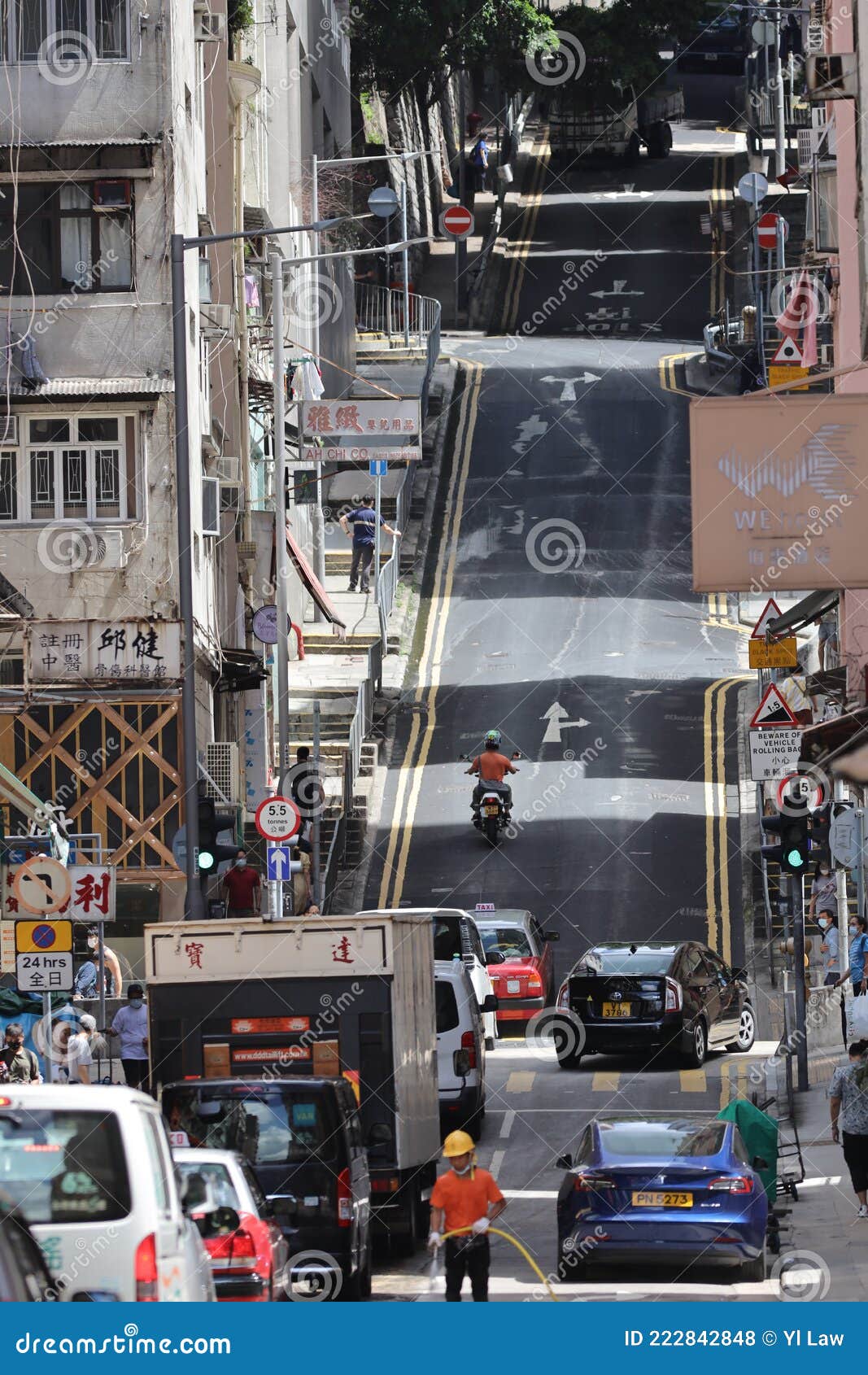 Street Scape of the Incline, Eastern Street, Hk 11 Jue 2021 Editorial ...