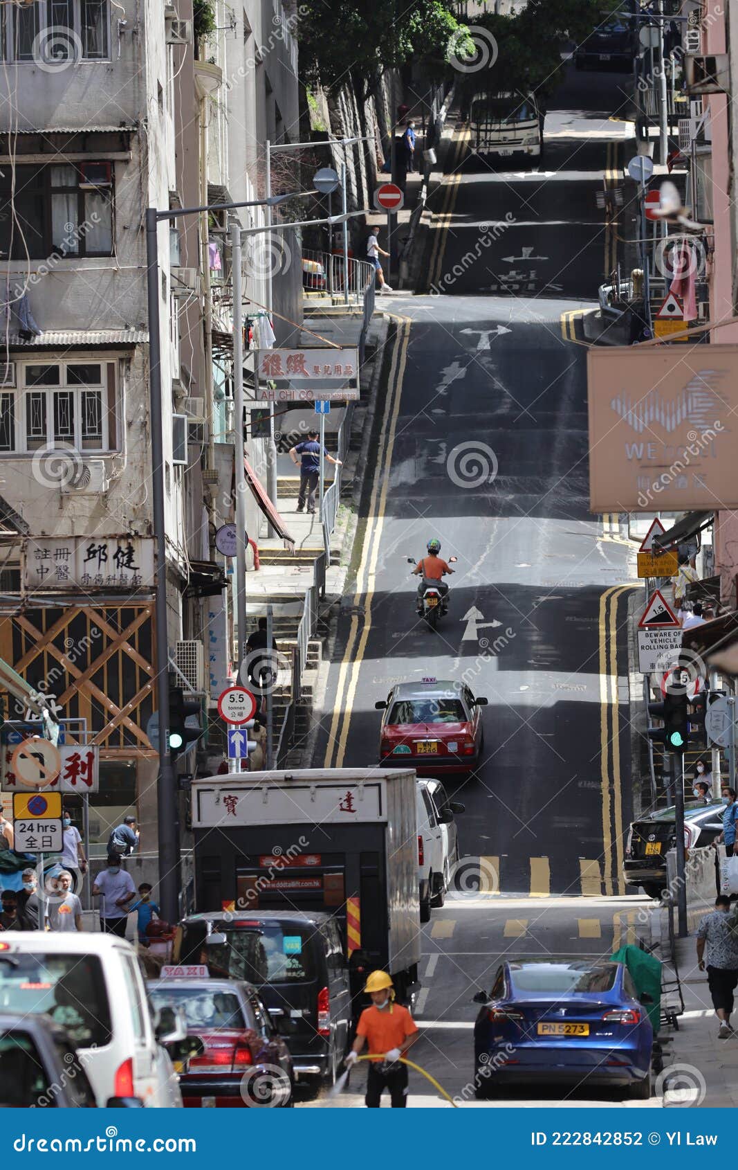 Street Scape of the Incline, Eastern Street, Hk 11 Jue 2021 Editorial ...