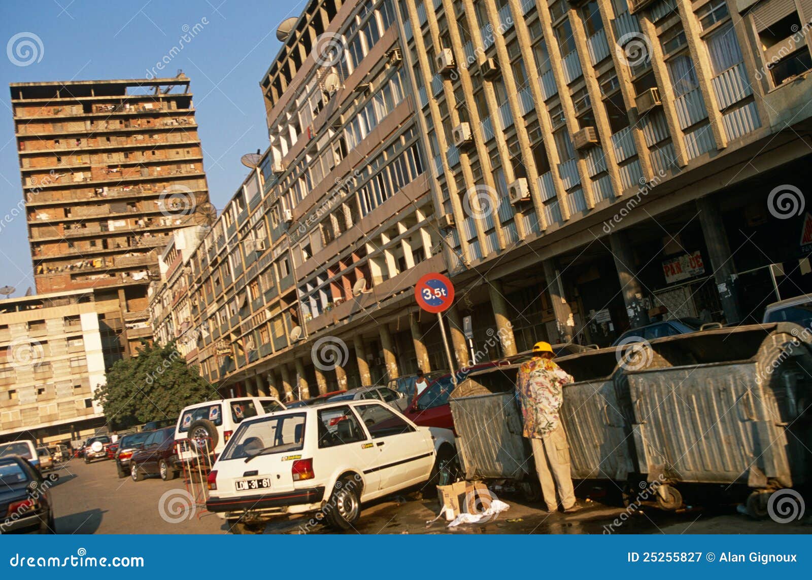 A Street Scene in Luanda, Angola. Editorial Photography - Image of ...