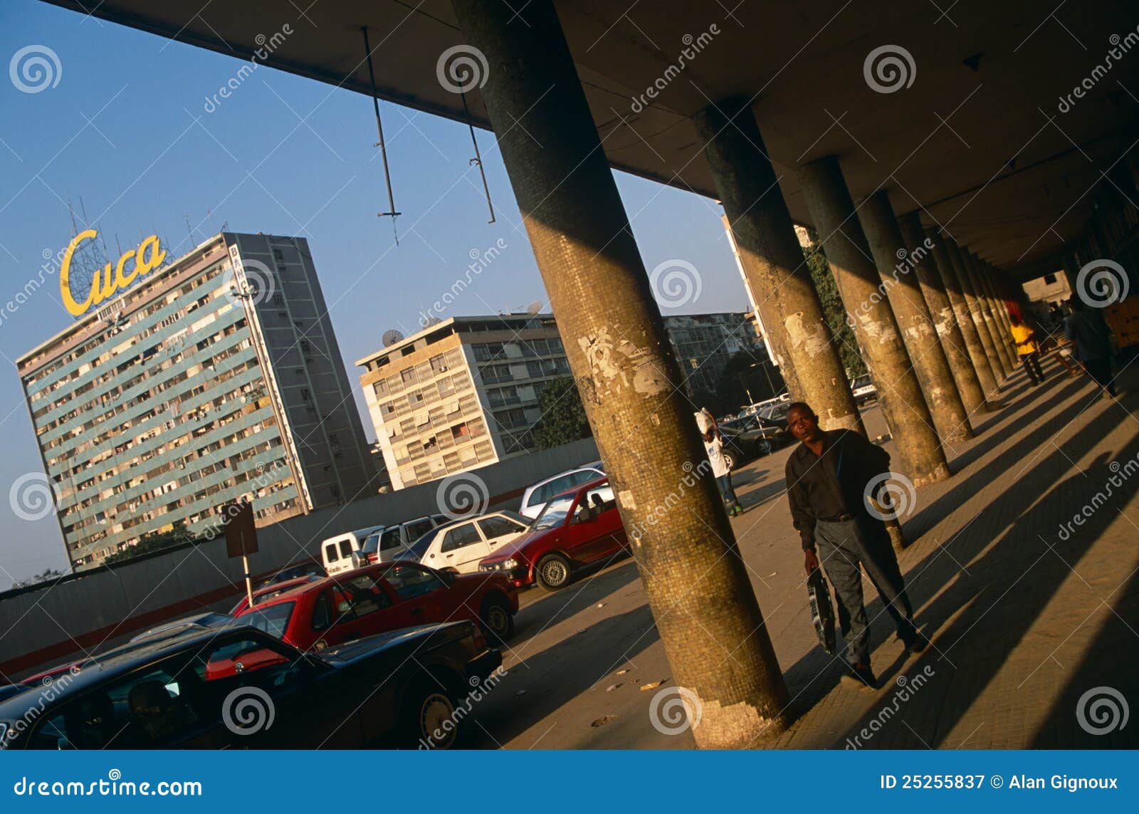A Street Scene in Luanda, Angola. Editorial Photography - Image of ...
