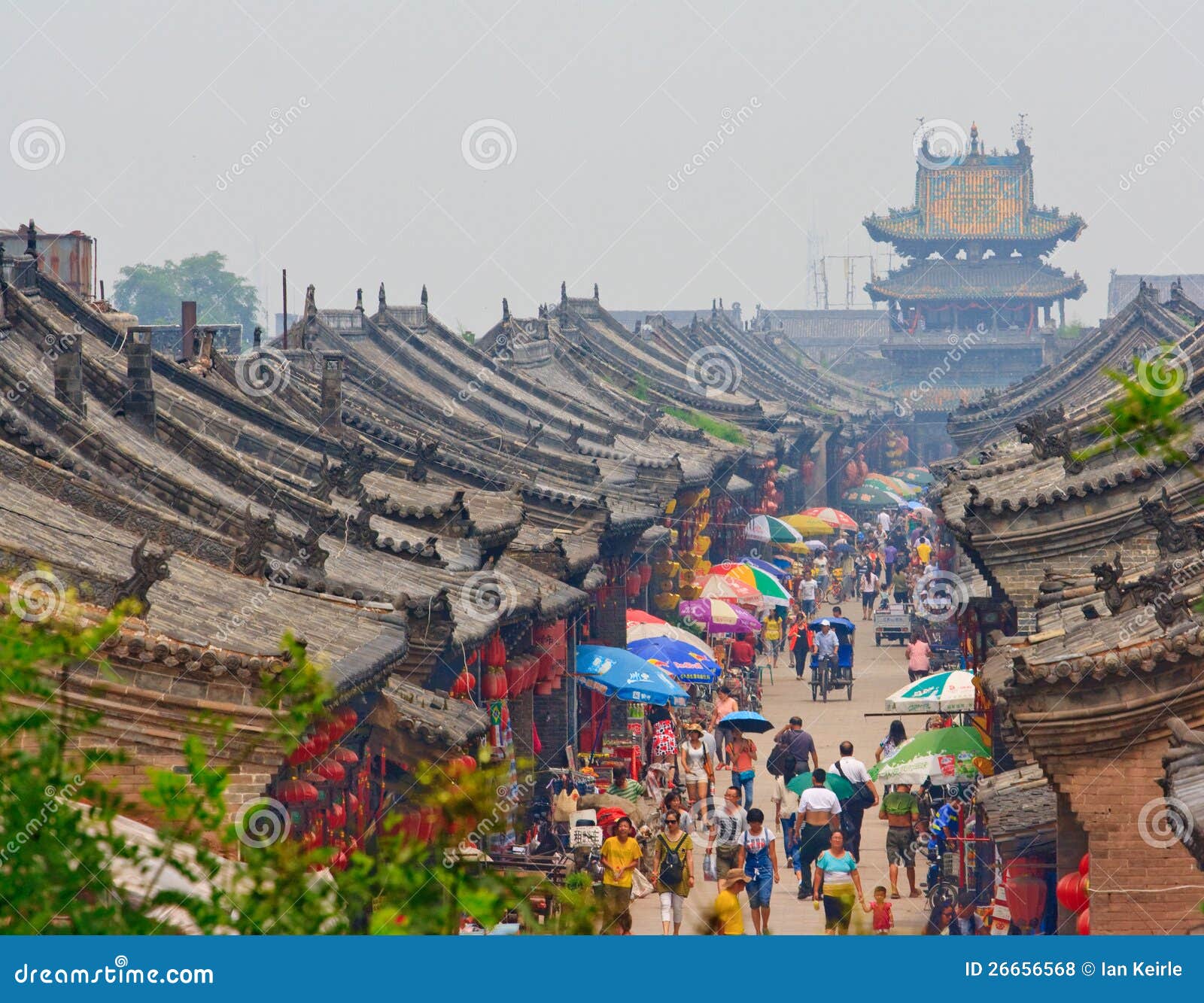 Street Scene in Pingyao in China Editorial Stock Photo - Image of asia ...