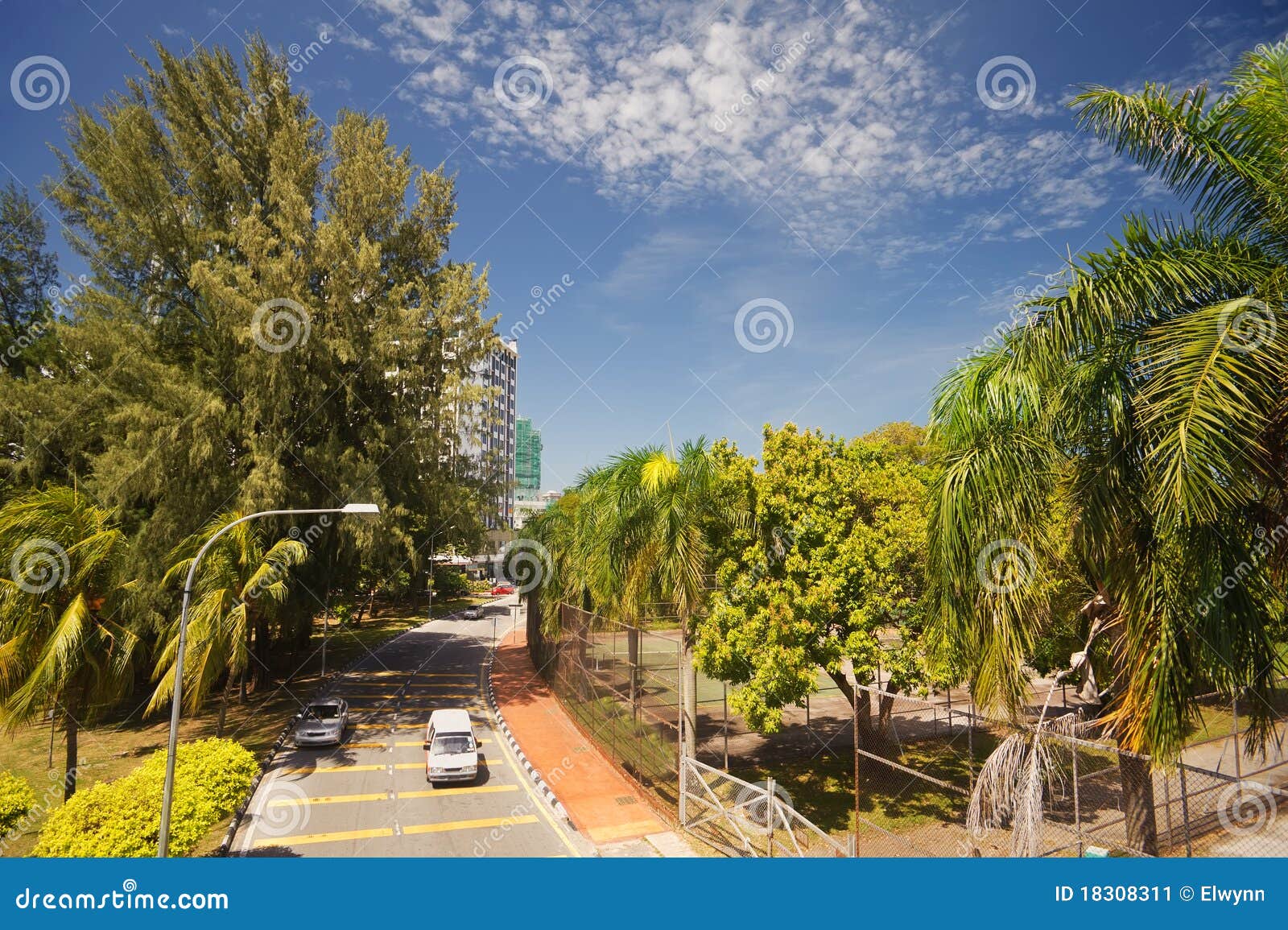 Street scenery stock image. Image of road, malaysia, picturesque - 18308311