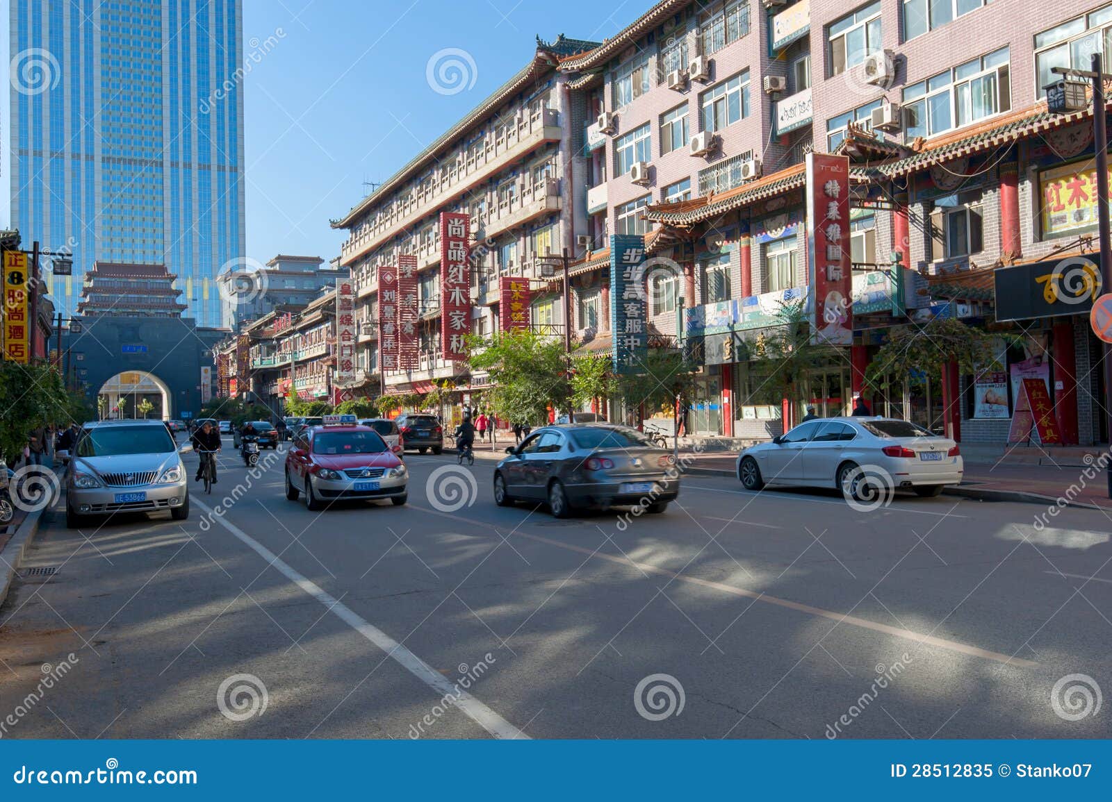 Street of Shenyang editorial image. Image of asia, development - 28512835