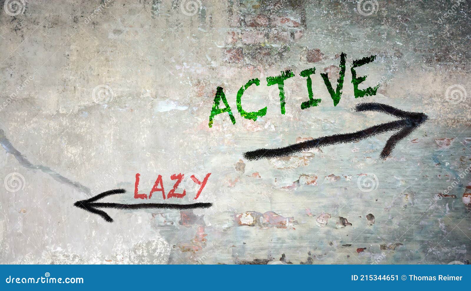 Street Sign Active Versus Lazy Stock Image - Image of responsible ...