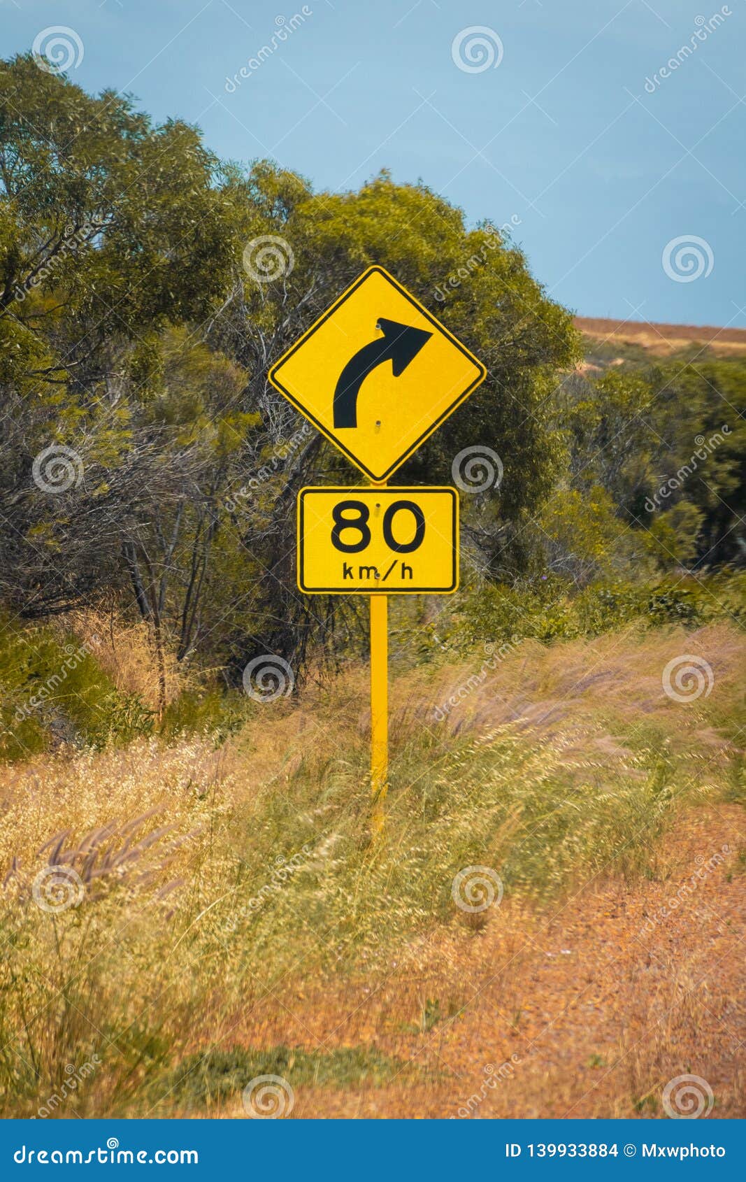 Curve Ahead Traffic Sign Royalty-Free Stock Photo | CartoonDealer.com ... Curve Ahead Traffic Sign Royalty-Free Stock Photo | CartoonDealer.com ...