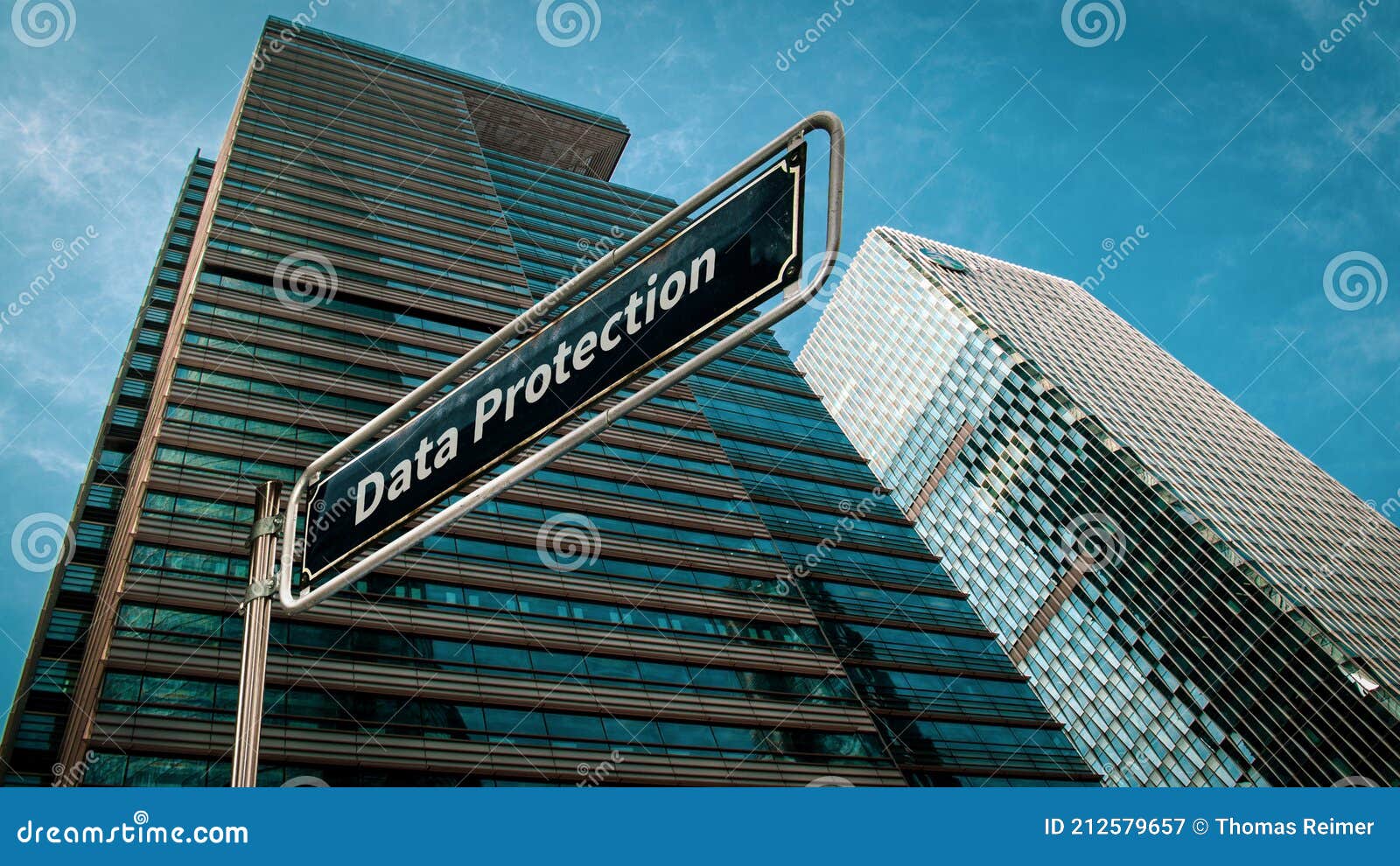 Street Sign DATA PROTECTION Stock Image - Image of antivirus, hard ...