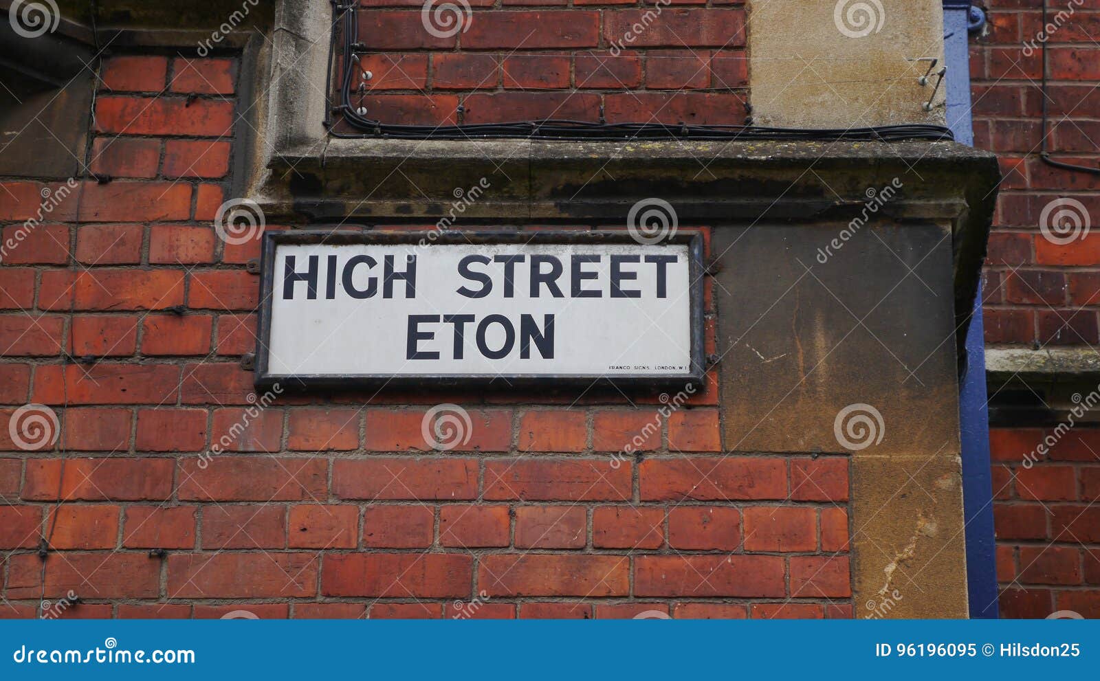 Street Sign in Berkshire England. Editorial Image - Image of travel ...