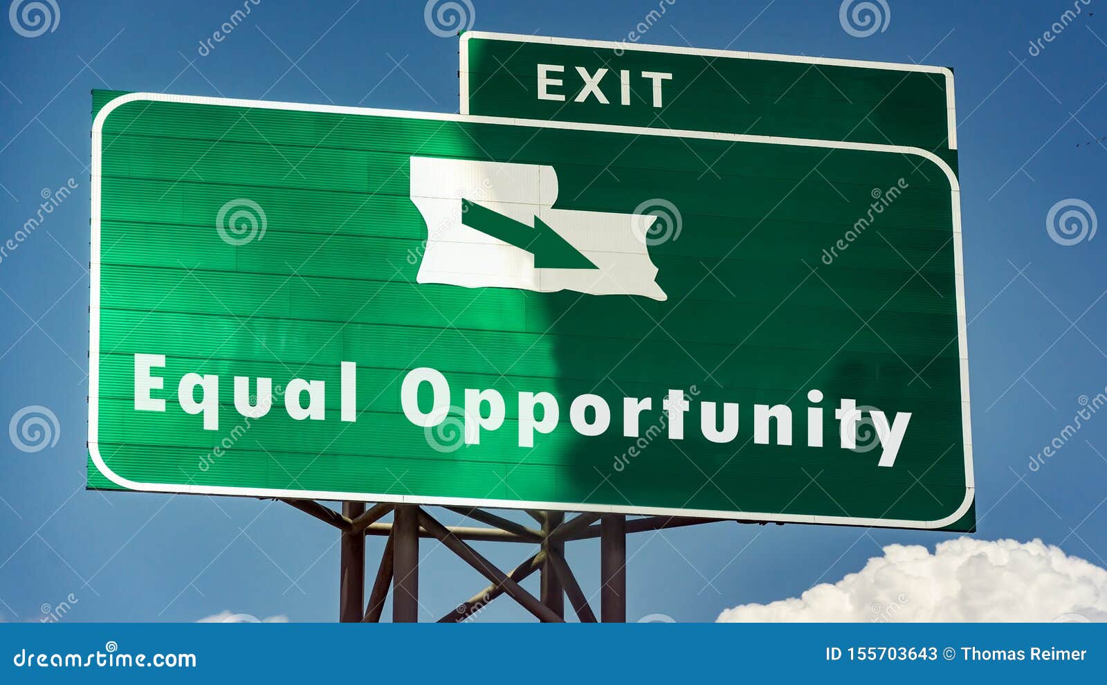 Street Sign EQUAL OPPORTUNITY Stock Image - Image of justice ...