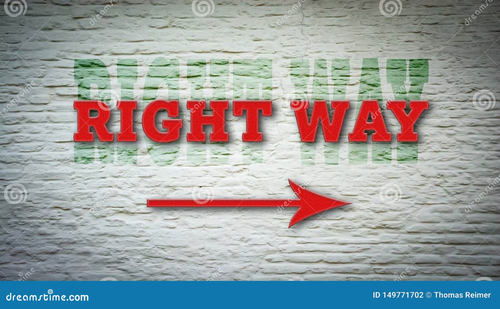 Street Sign Right Way stock photo. Image of sign, wealth - 149771702