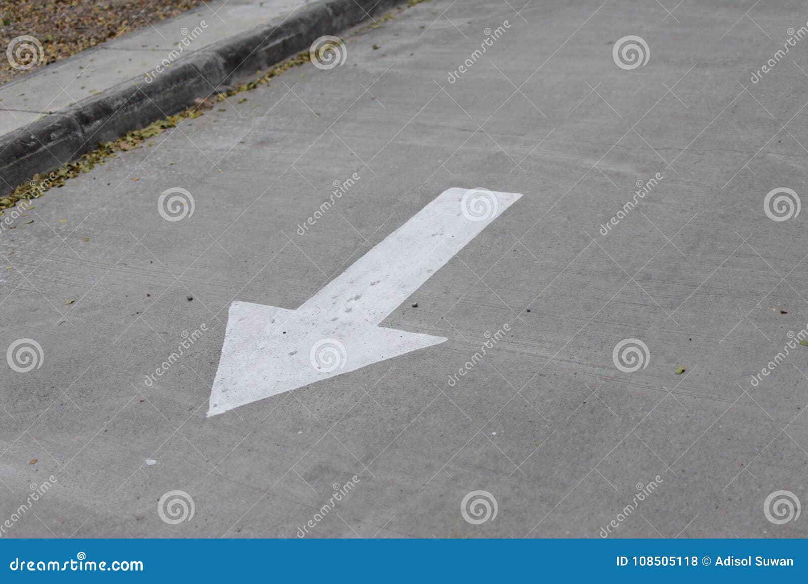 The arrow street sign stock photo. Image of path, sign - 108505118