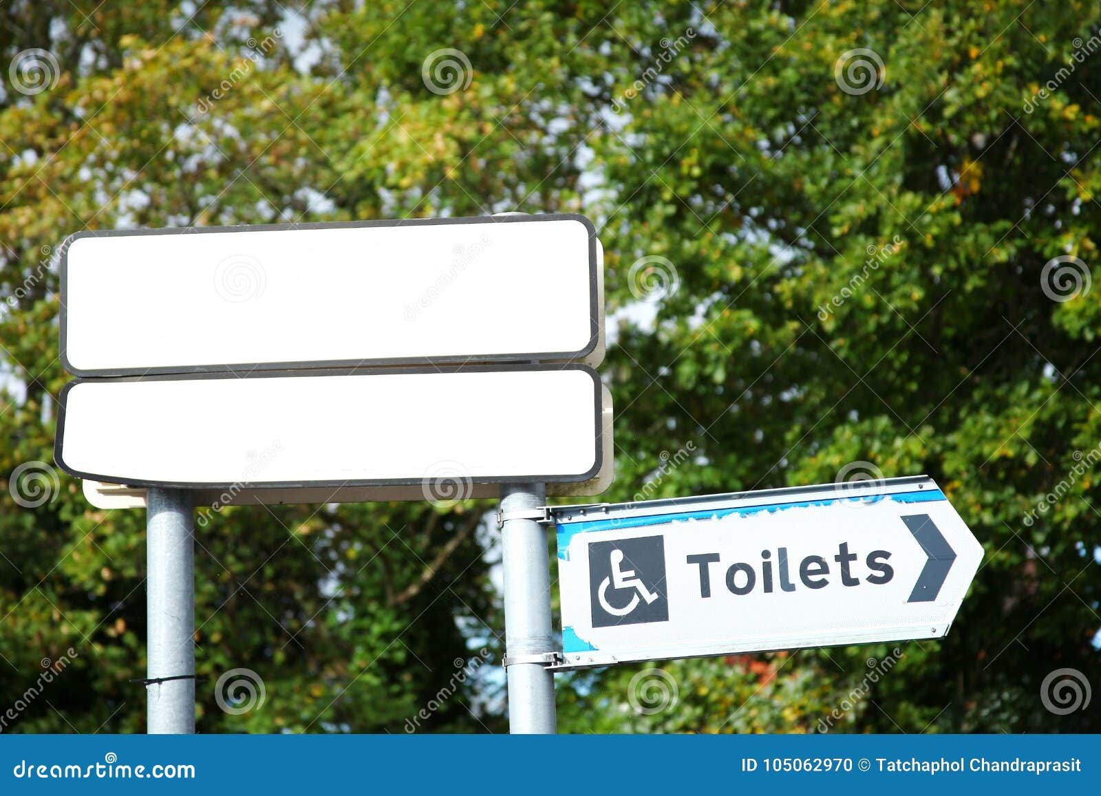 Street sign scene. stock photo. Image of drive, arrow - 105062970