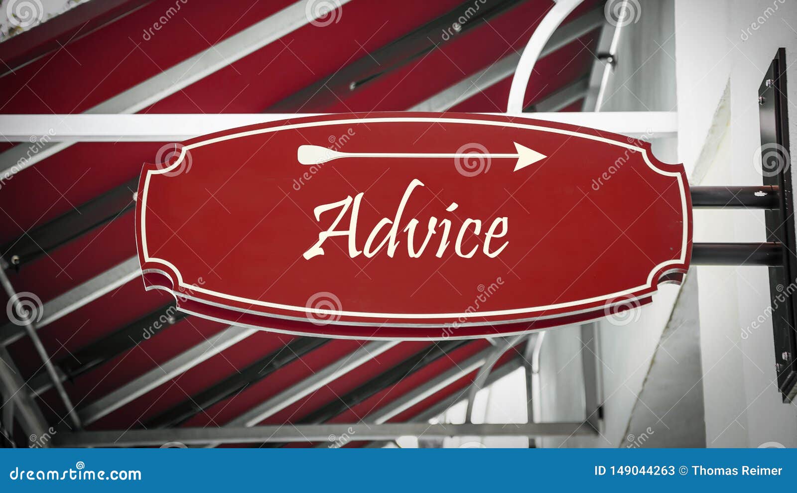 Street Sign to Advice stock image. Image of consultation - 149044263
