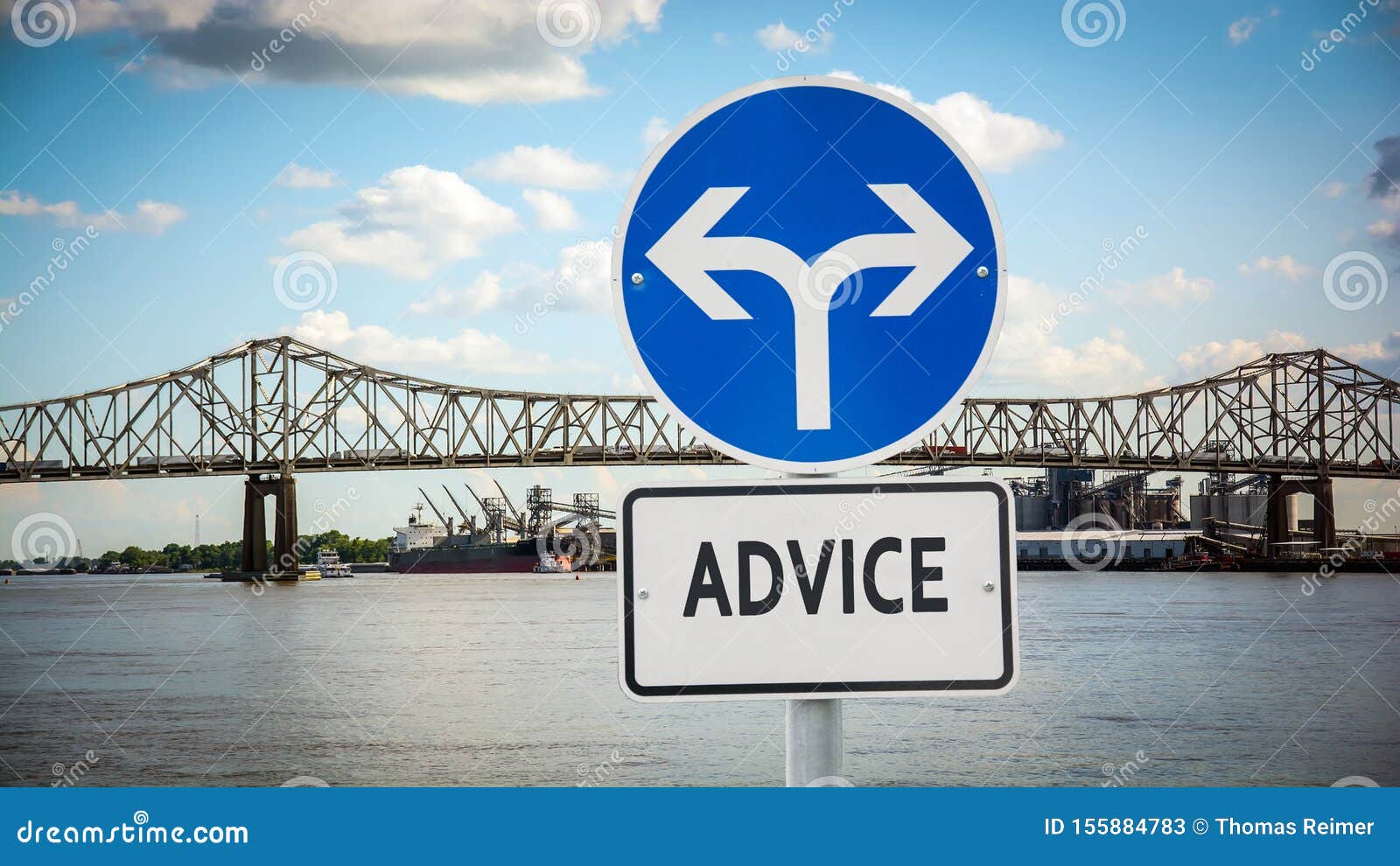 Street Sign to Advice stock image. Image of protection - 155884783