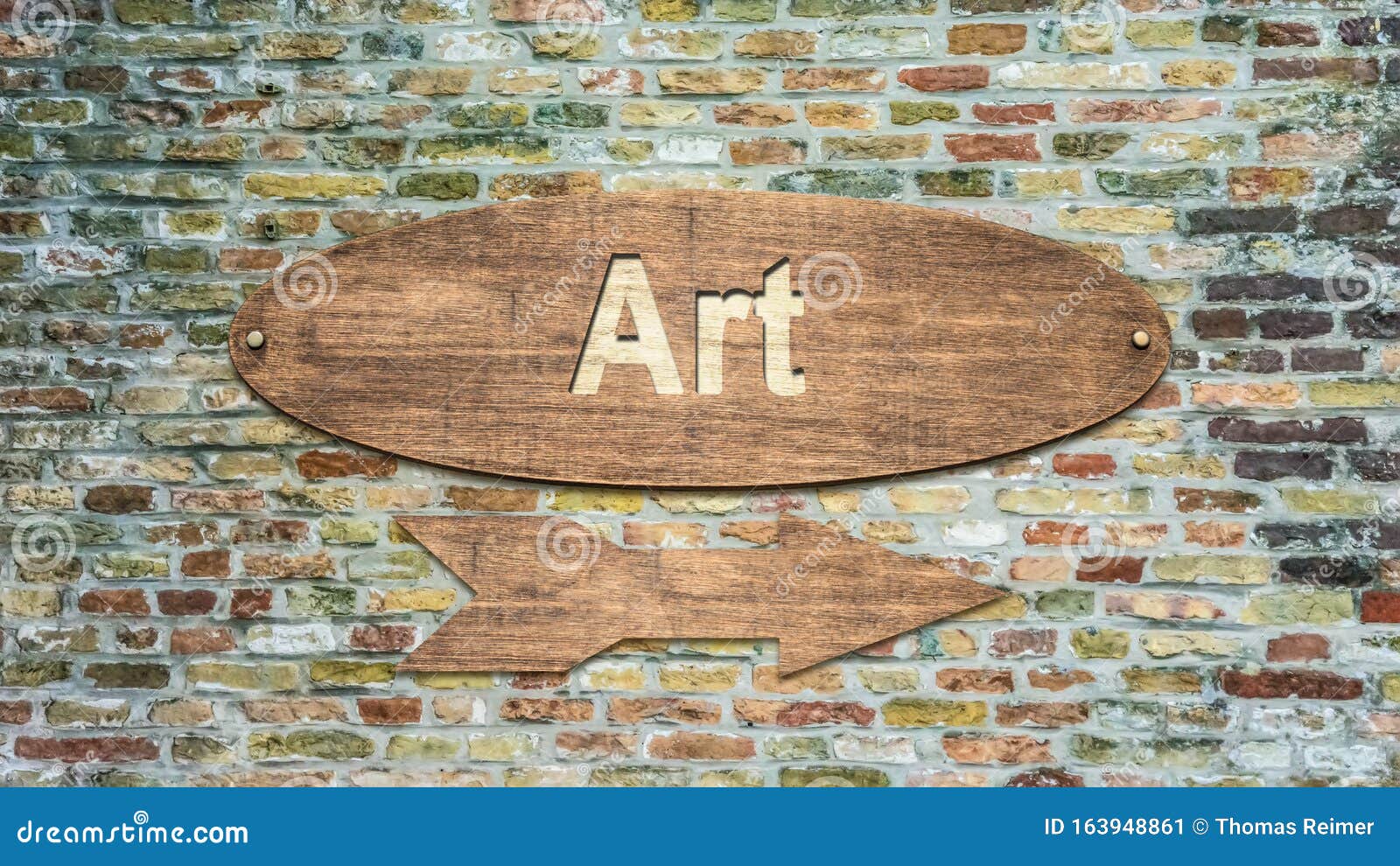 Street Sign to Art stock image. Image of artist, direction - 163948861