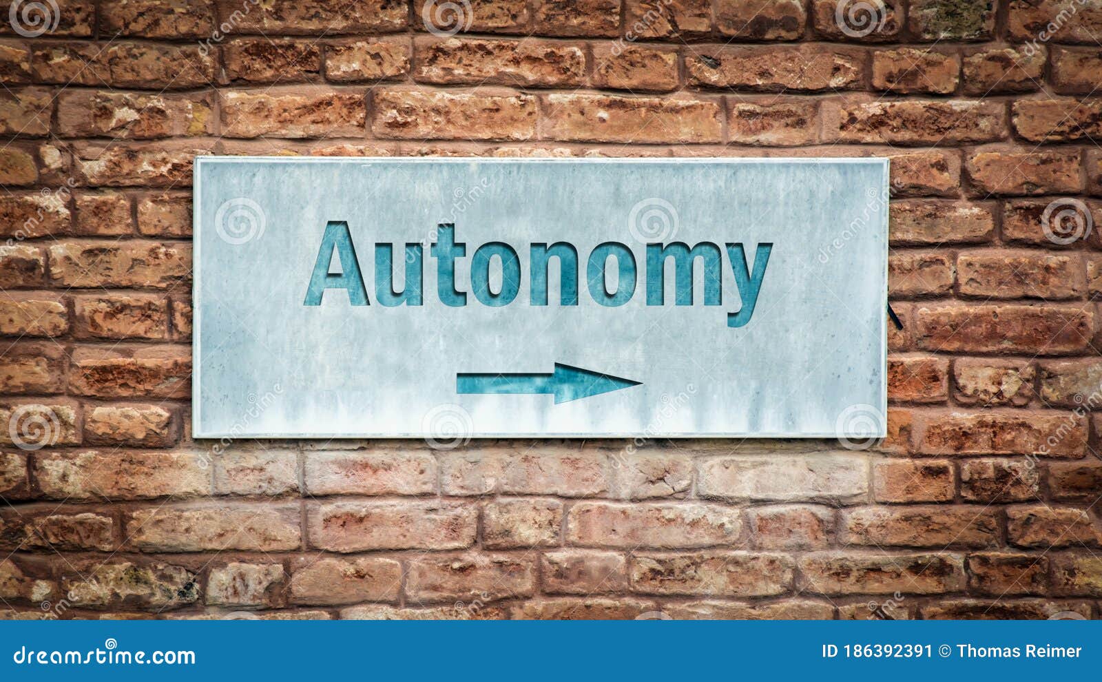 Street Sign to Autonomy stock image. Image of decision - 186392391