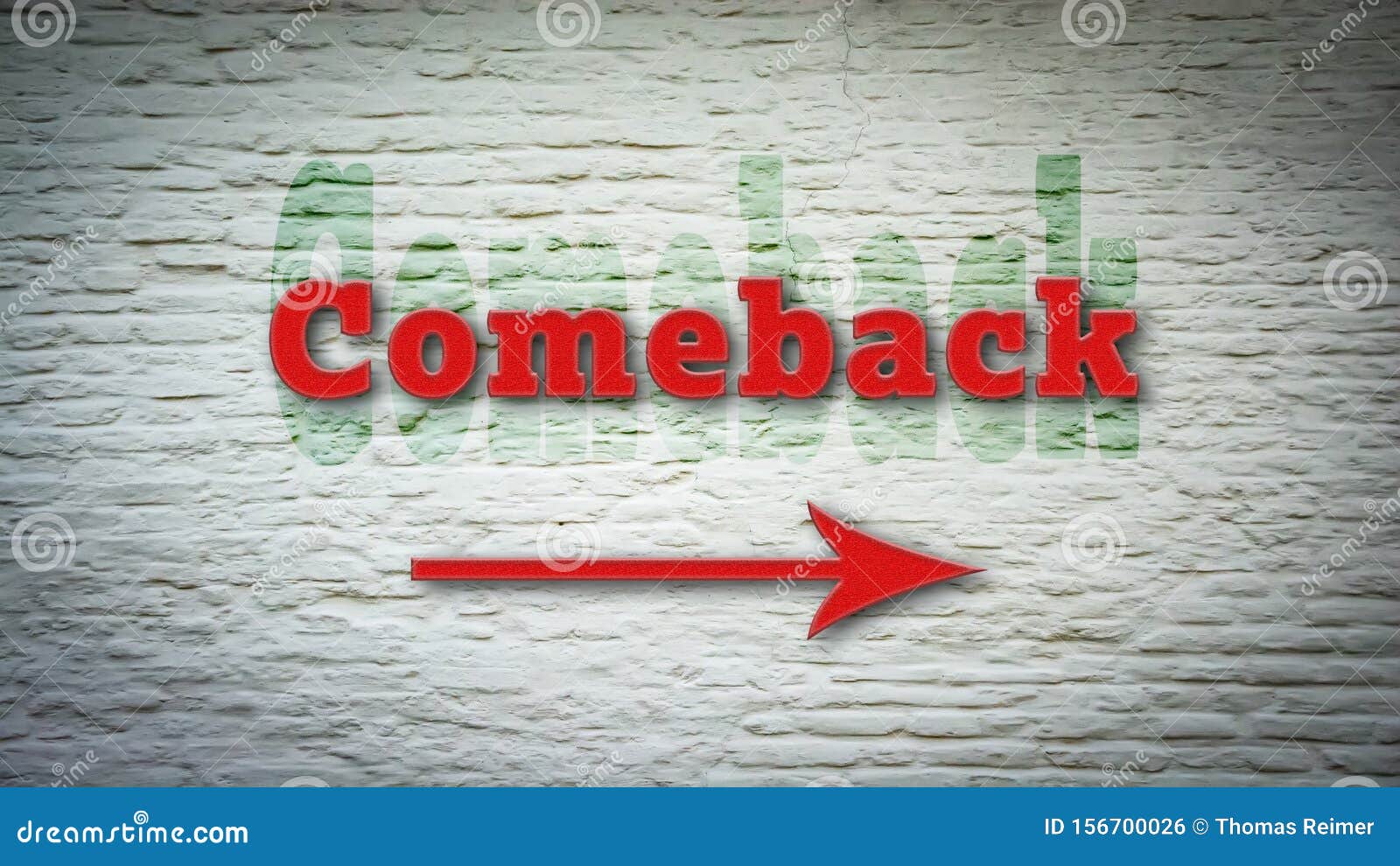 Street Sign to Comeback stock photo. Image of music - 156700026