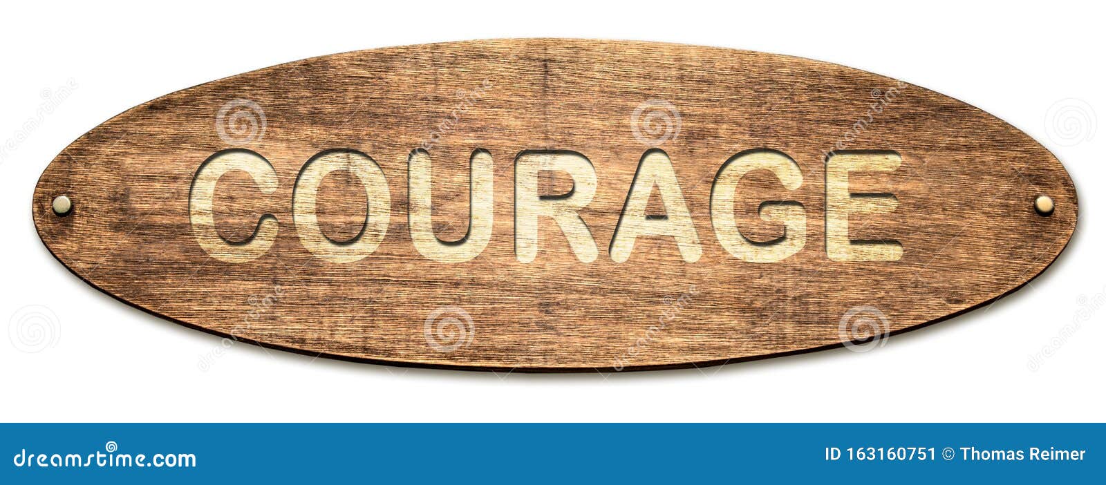 Street Sign to Courage stock image. Image of signpost - 163160751