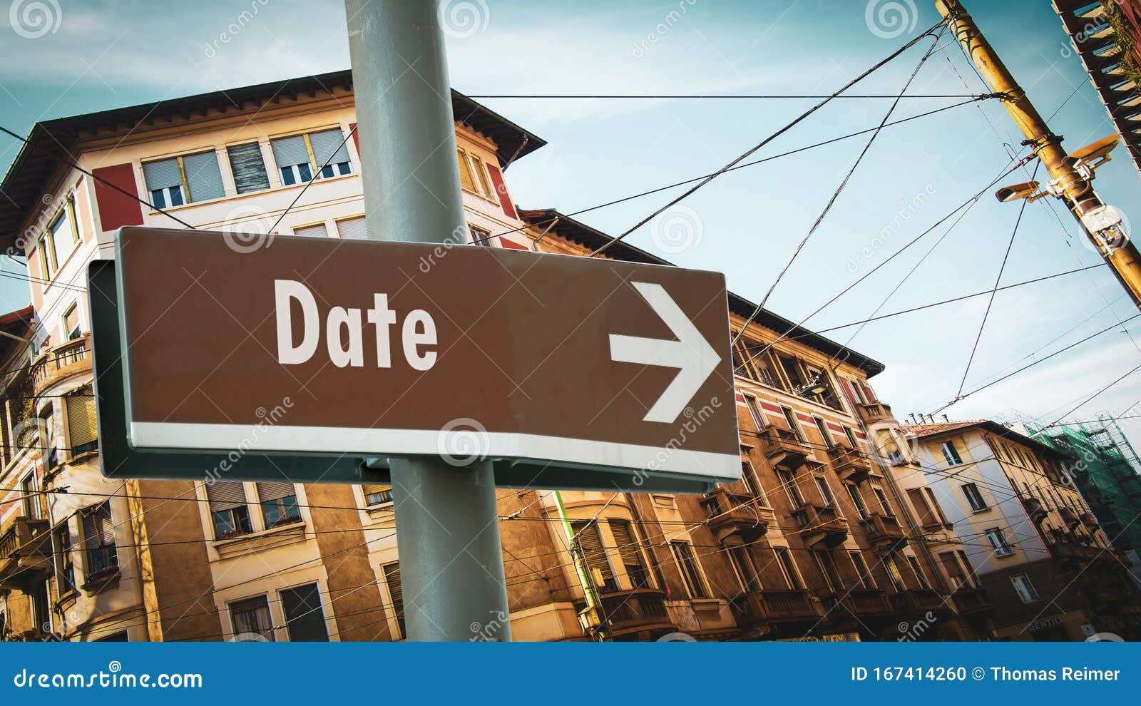 Street Sign to Date stock photo. Image of woman, relationship - 167414260