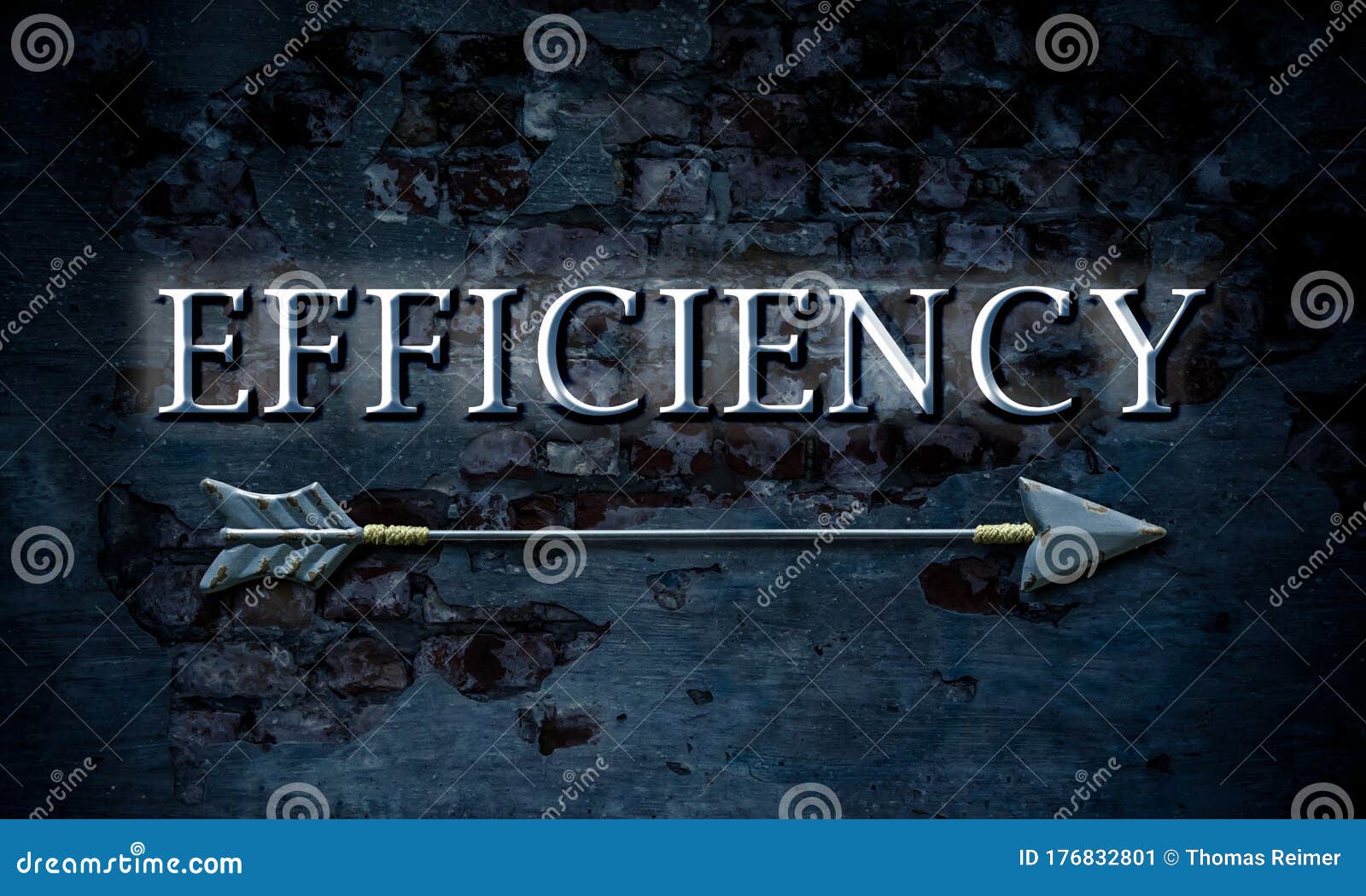 Street Sign to Efficiency stock image. Image of contrast - 176832801