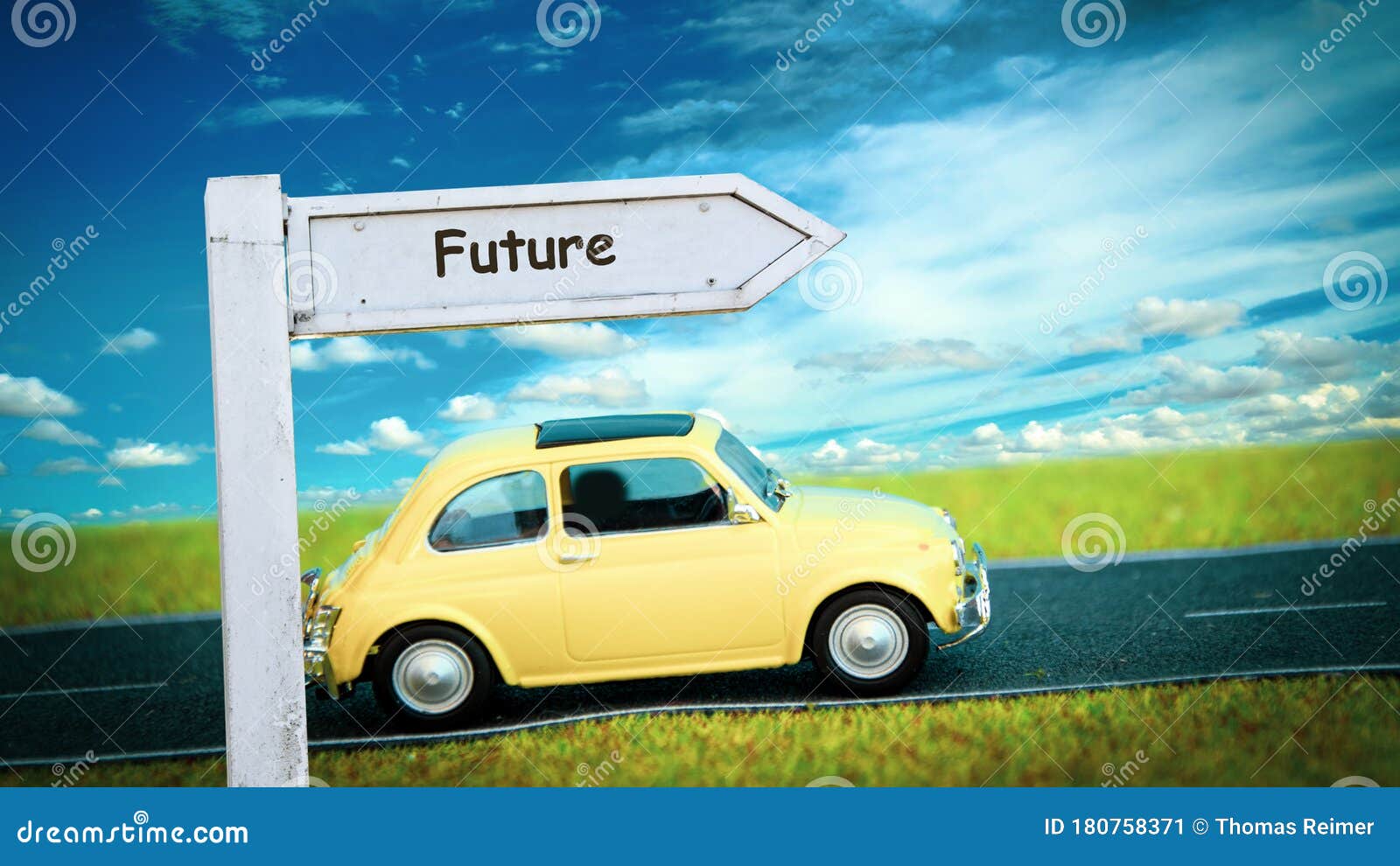 Street Sign to Future stock image. Image of today, signpost - 180758371