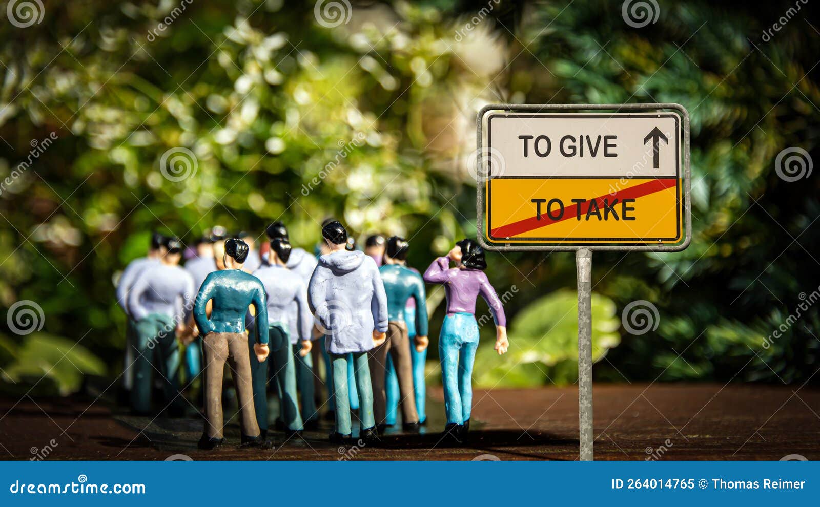 Street Sign To TO GIVE Versus TO TAKE Stock Image - Image of charity ...