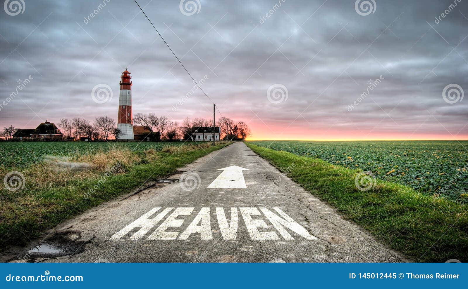 Street Sign to Heaven stock image. Image of direction - 145012445