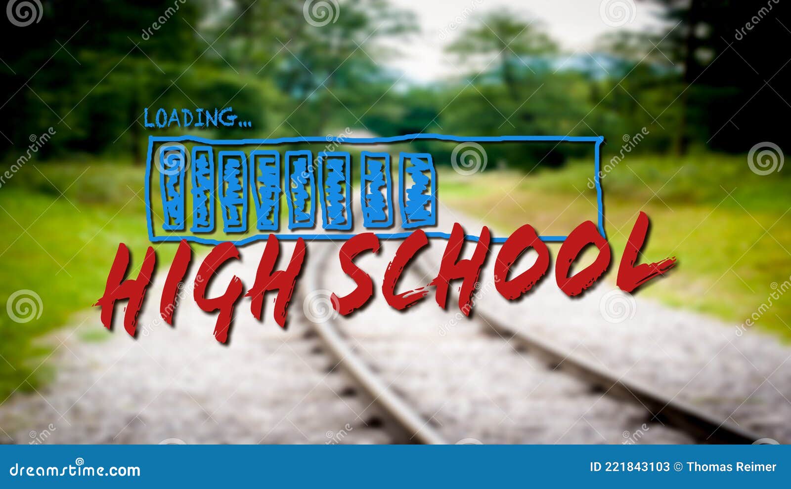 Street Sign to High School stock image. Image of shield - 221843103