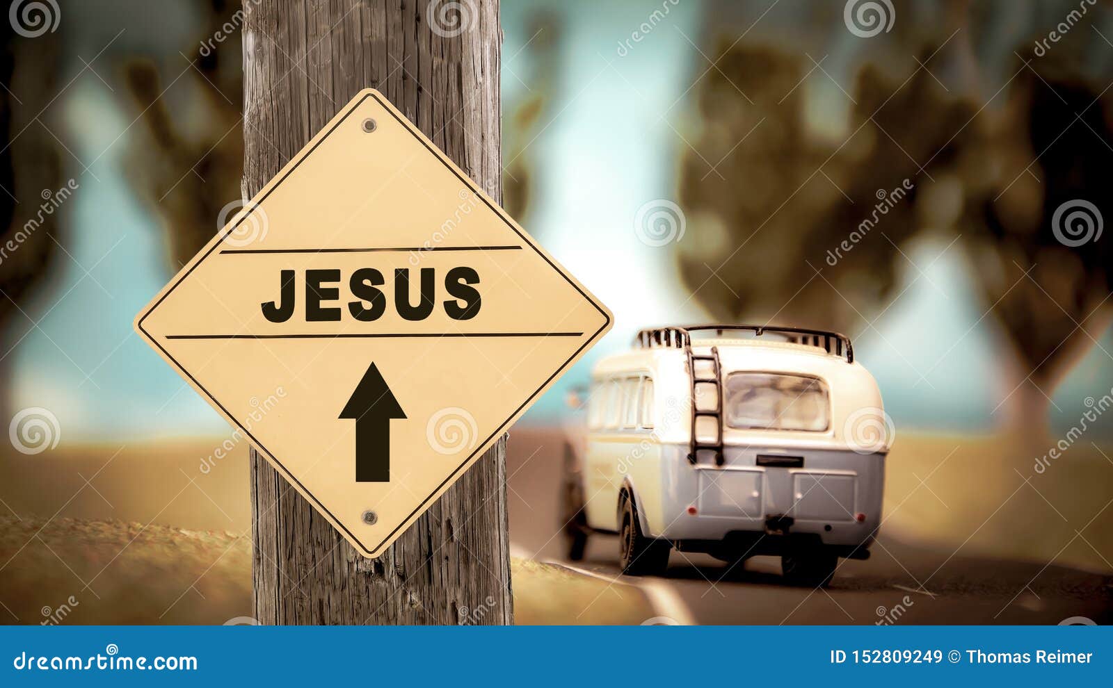 Street Sign to Jesus stock image. Image of road, heaven - 152809249