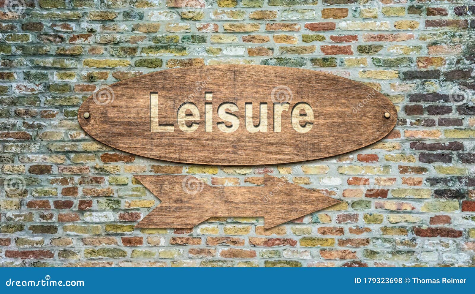 Street Sign to Leisure stock photo. Image of celebration - 179323698