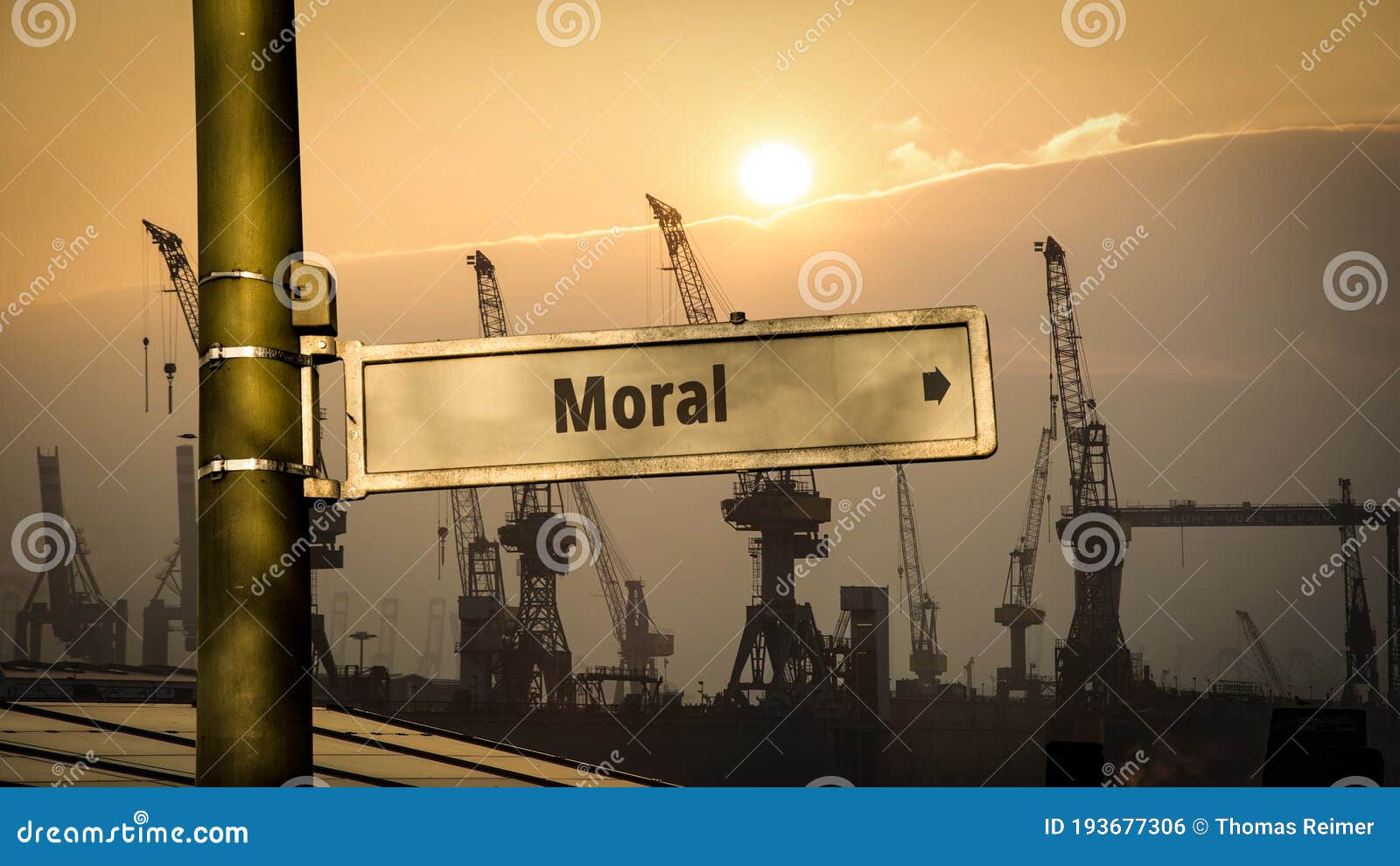 Street Sign to Moral stock photo. Image of ethical, virtues - 193677306