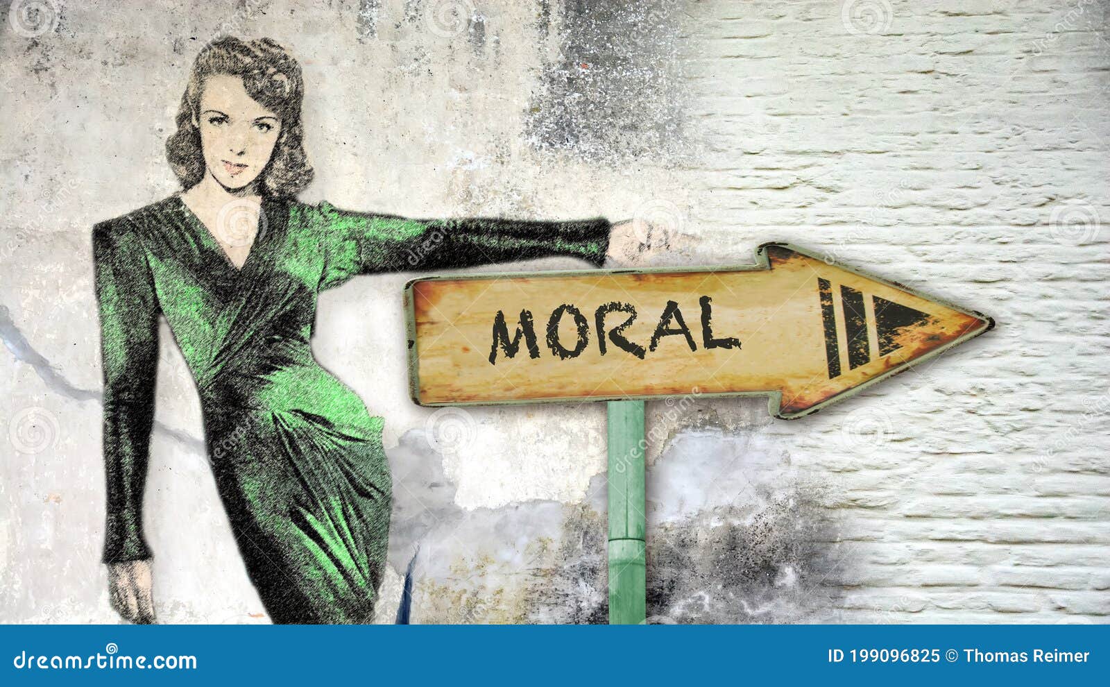 Street Sign to Moral stock image. Image of philosophy - 199096825