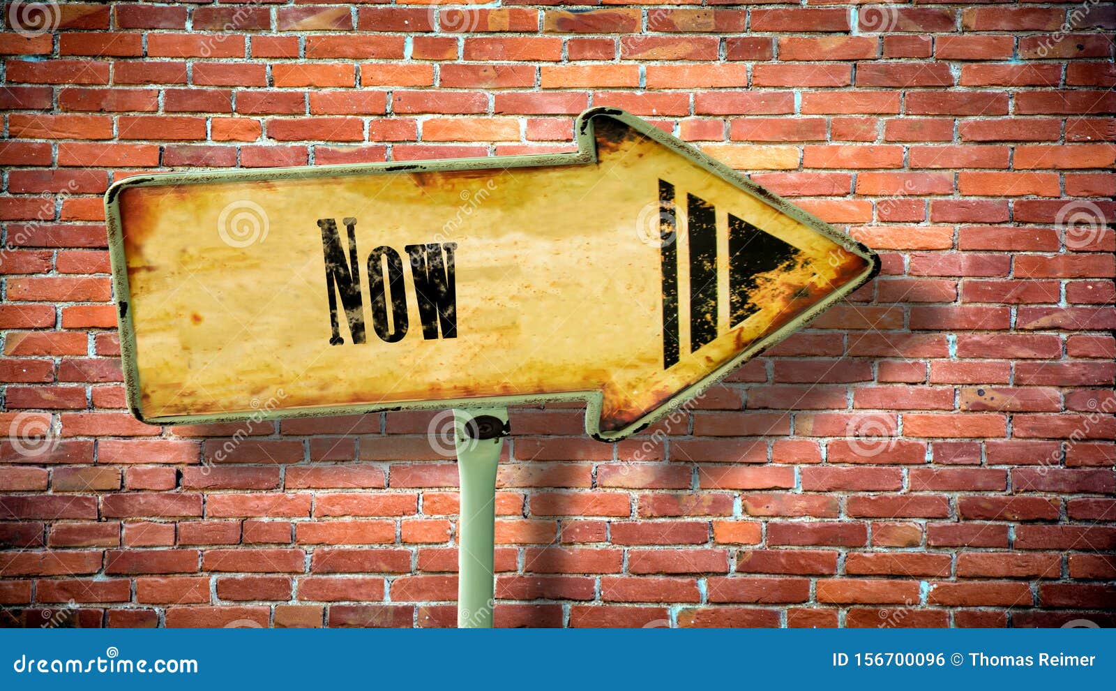 Street Sign to Now stock photo. Image of shield, failure - 156700096