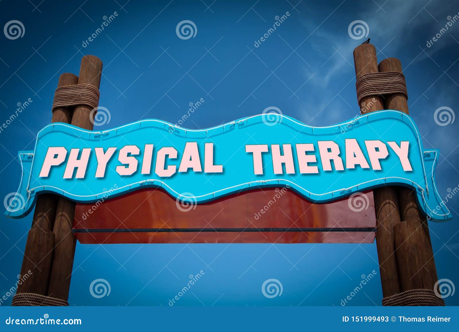 Street Sign To Physical Therapy Stock Image - Image of sign, clinic ...