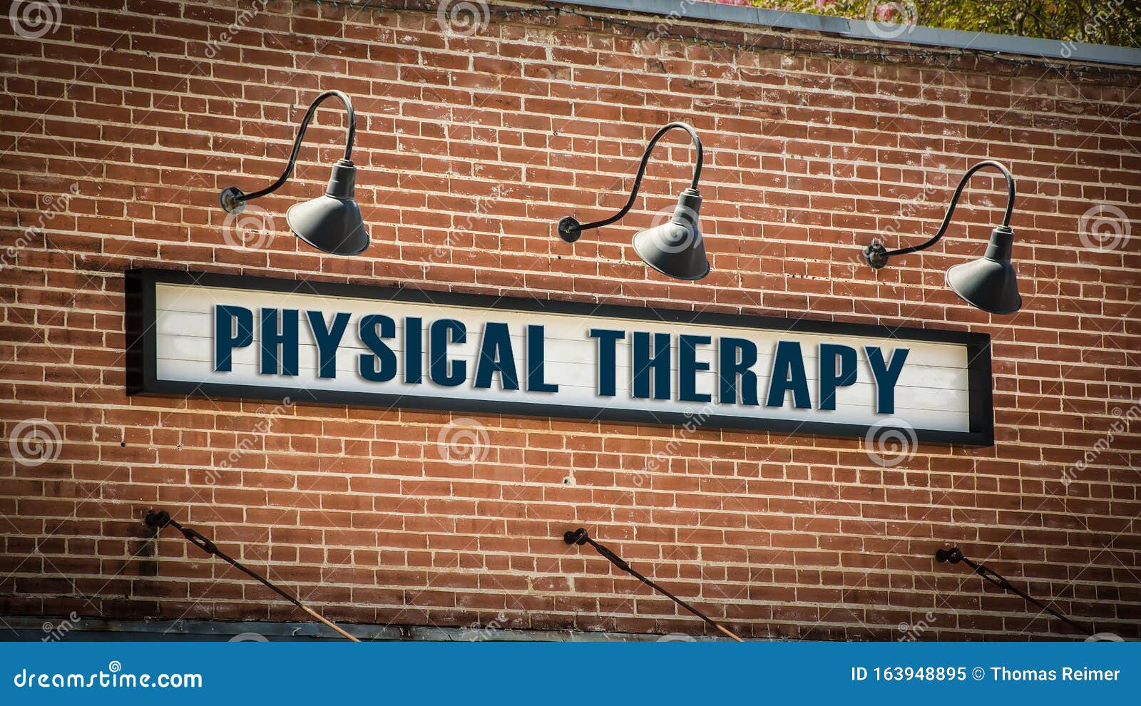 Street Sign To Physical Therapy Stock Image - Image of physiotherapist ...