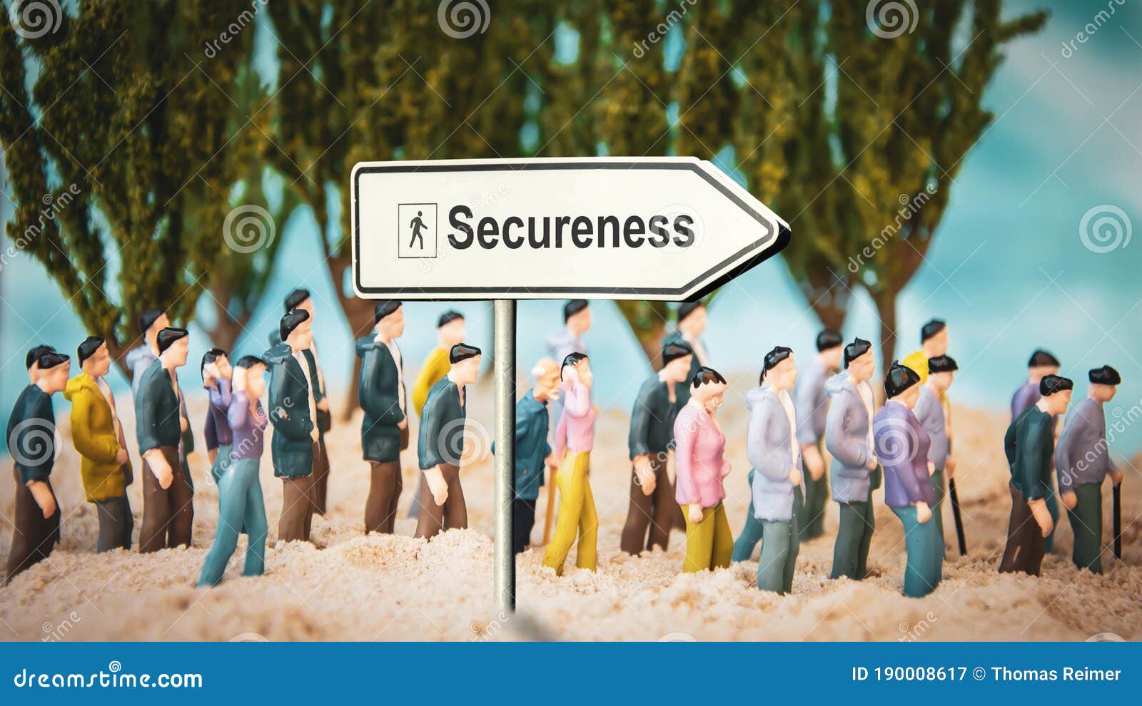 Street Sign to Secureness stock image. Image of policeman - 190008617