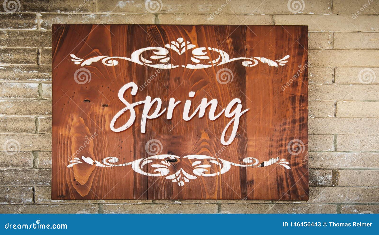 Street Sign to Spring stock image. Image of spring, sign - 146456443