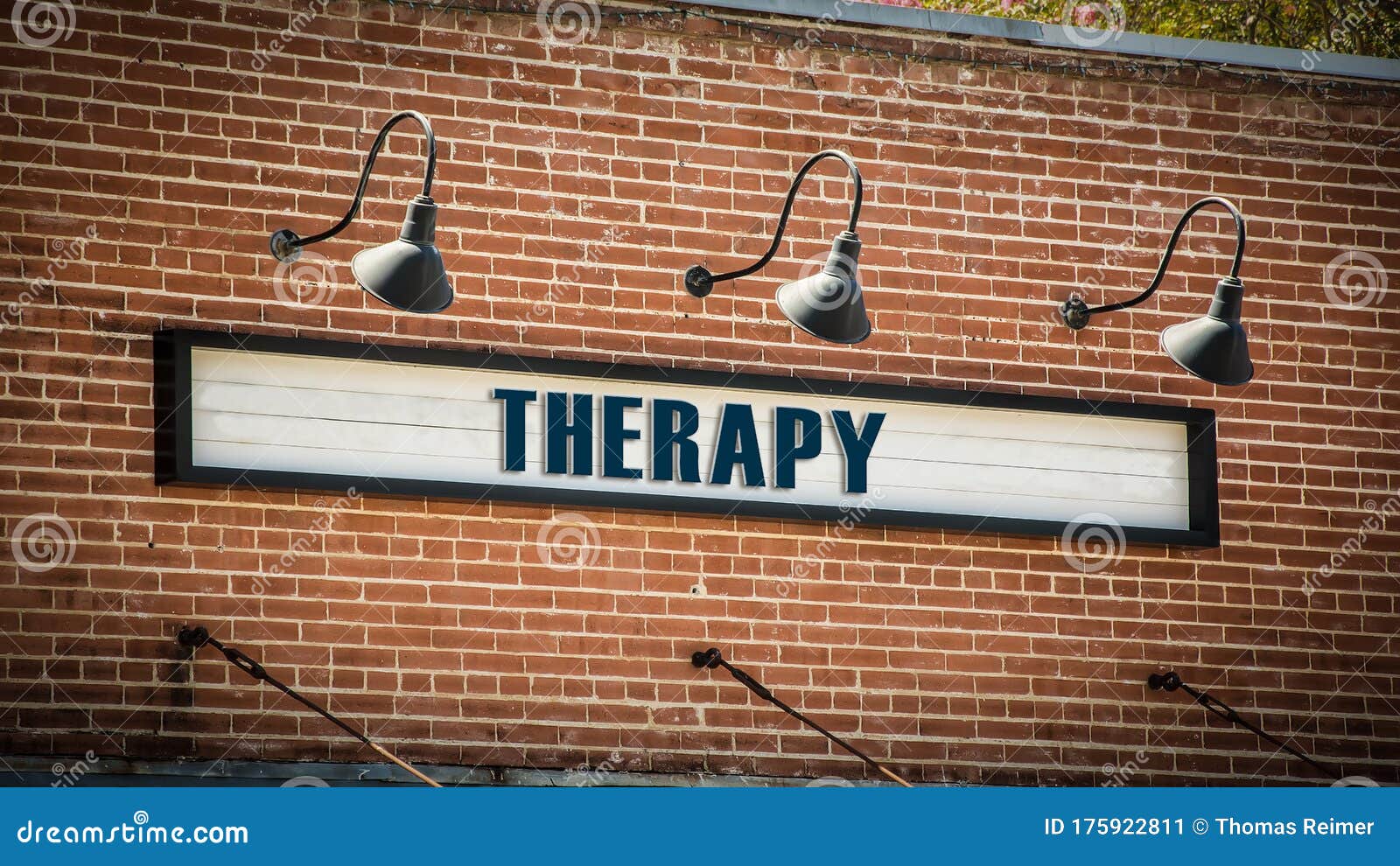 Street Sign to Therapy stock image. Image of help, sign - 175922811