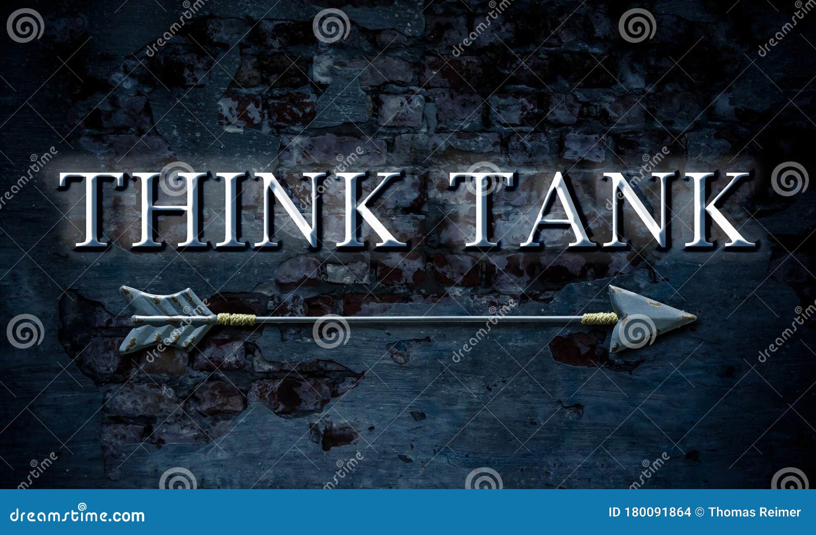 Street Sign to Think Tank stock photo. Image of factory - 180091864