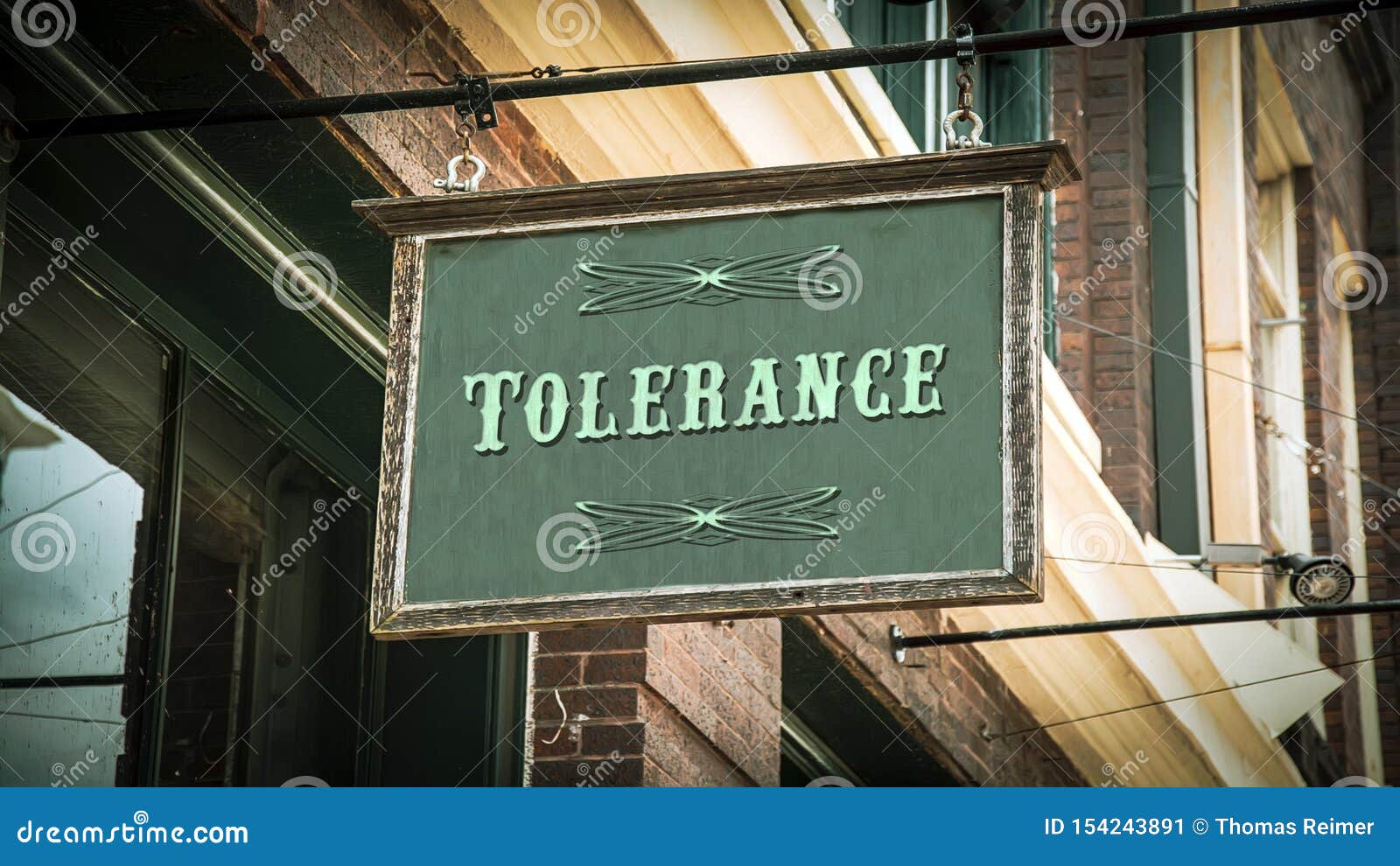 Street Sign to Tolerance stock image. Image of muslim - 154243891