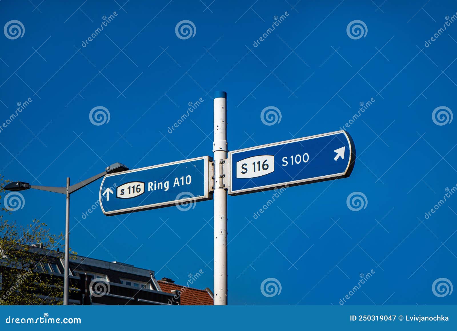 Street Sign, Typical Street Roadsign at Amsterdam the Netherlands 2022 ...