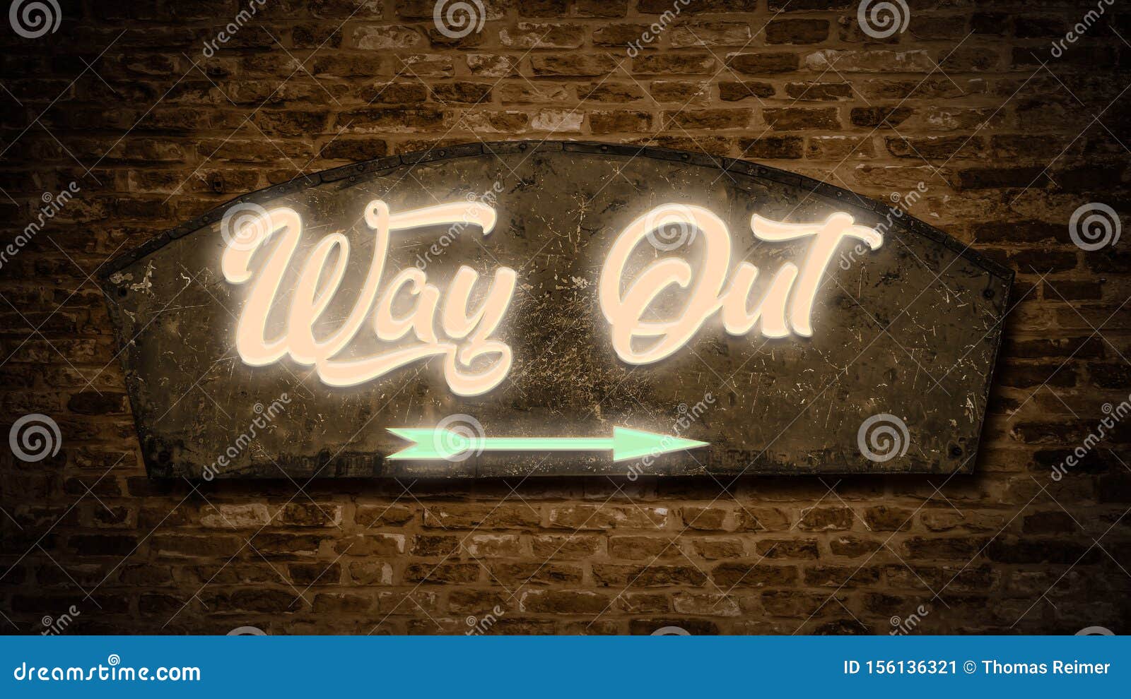 Street Sign WAY OUT stock image. Image of confidence - 156136321