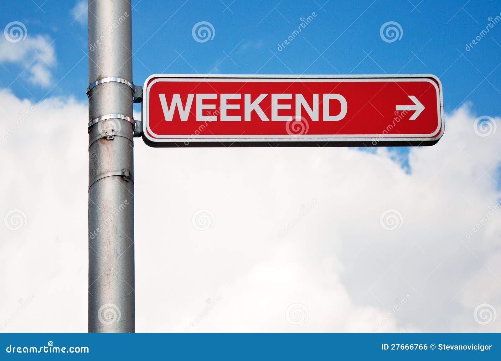 Street sign - weekend stock photo. Image of search, inspiration - 27666766