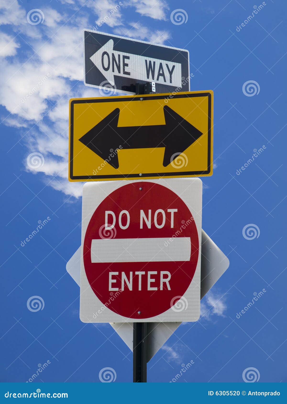 Street signs stock photo. Image of signal, safety, right - 6305520