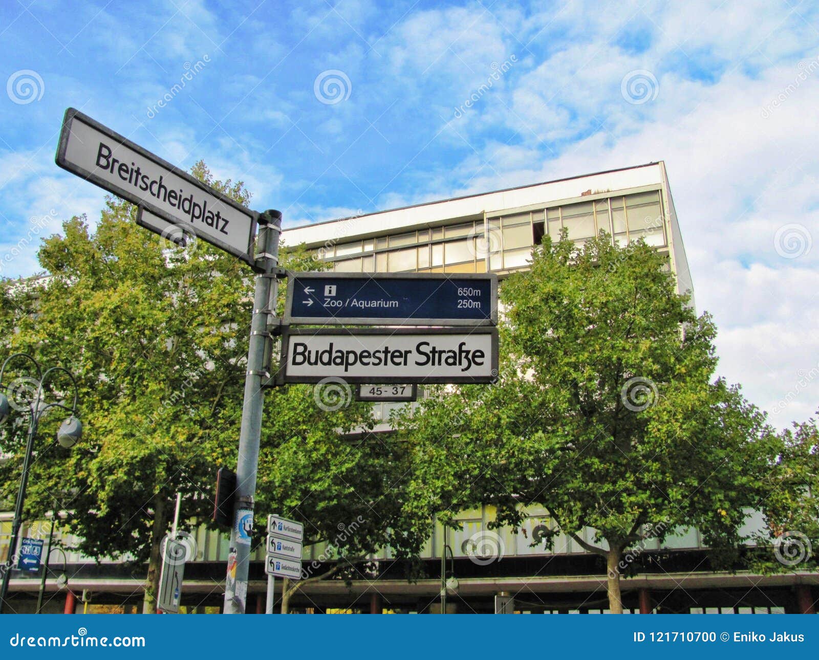 Street Signs in Berlin, Germany Editorial Image - Image of world ...